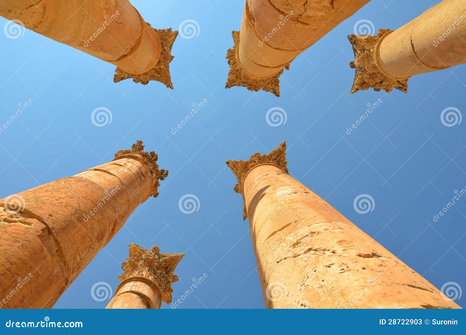 Ionic Columns Line The Pathway Royalty-Free Stock Image | CartoonDealer ...