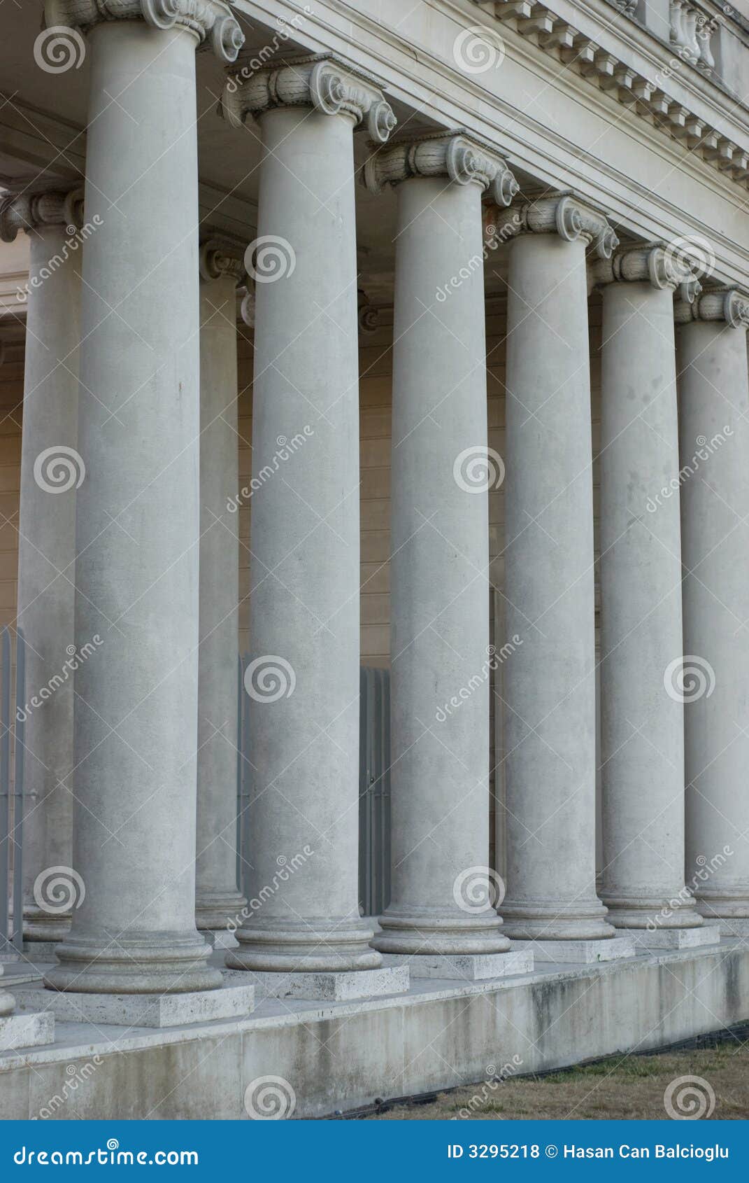 Ionic columns stock photo. Image of justice, classic, column - 3295218