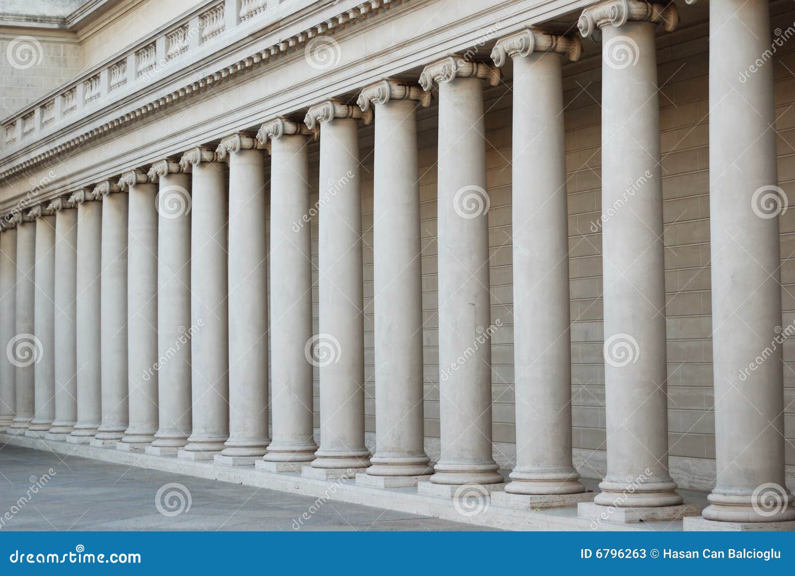 Ionic columns stock image. Image of built, architecture - 6796263