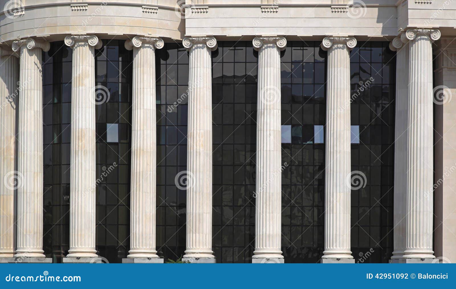 Ionic order columns stock photo. Image of greek, classic - 42951092