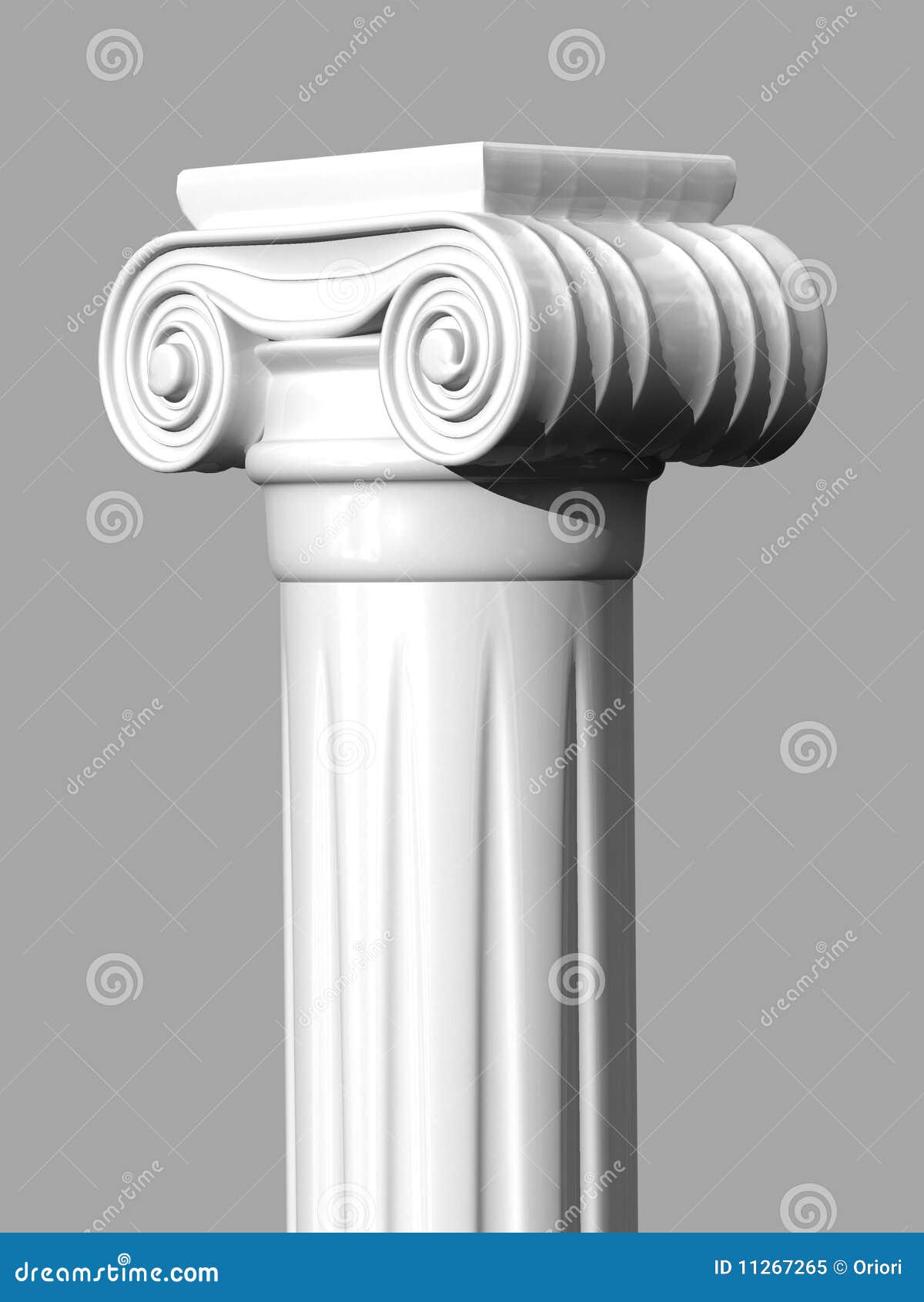Ionic pillar stock illustration. Illustration of column - 11267265