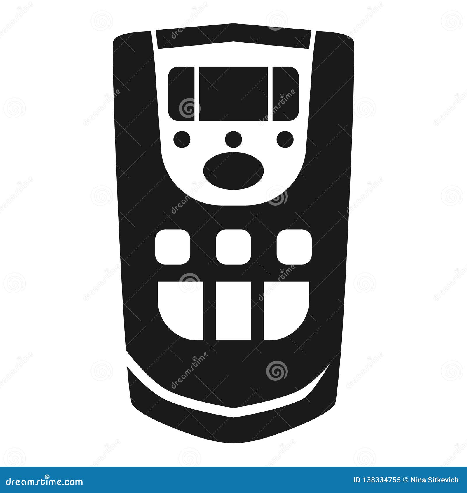 Ionizer Remote Control Icon, Simple Style Stock Vector - Illustration ...
