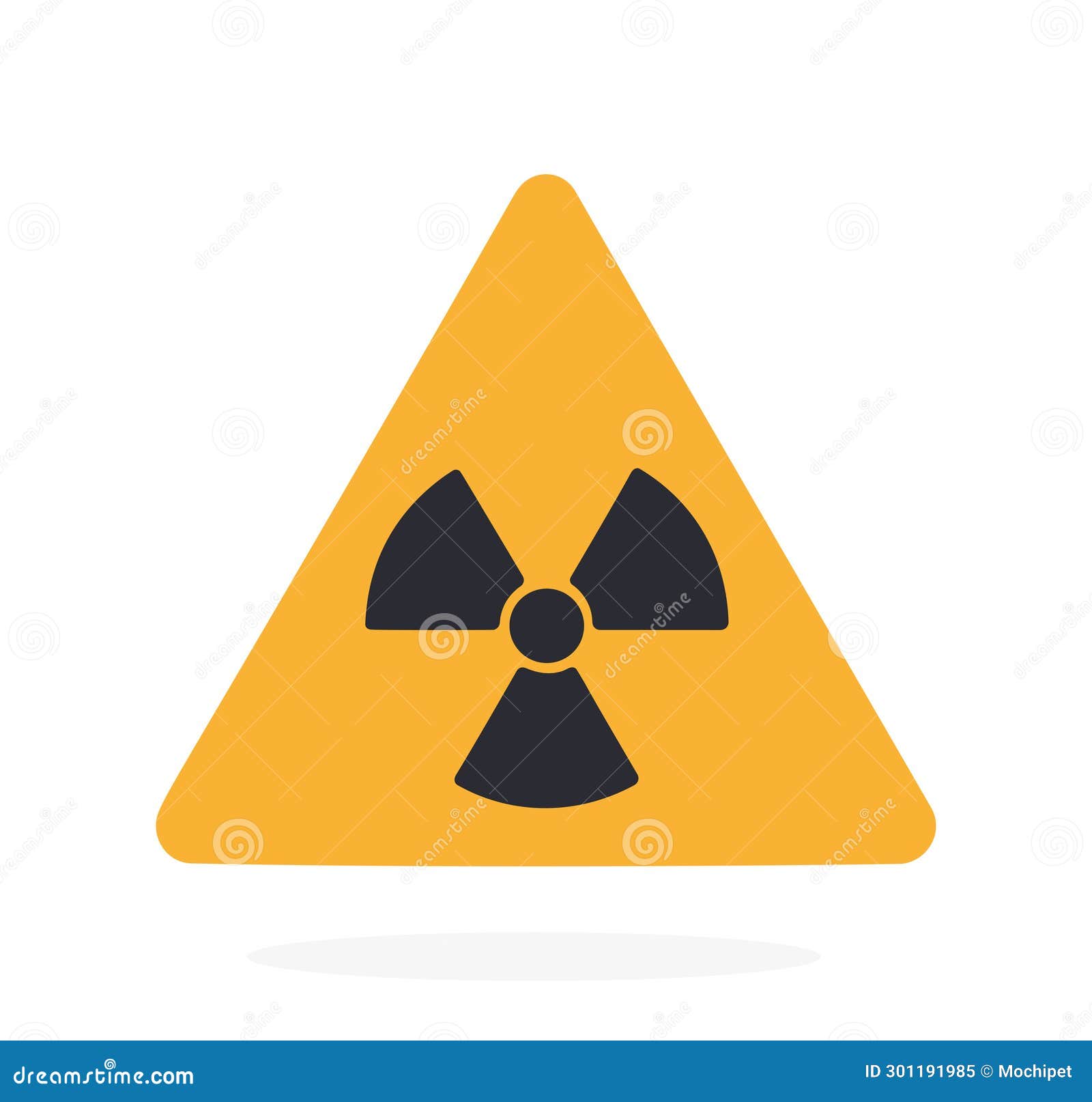 Danger Non-Ionizing Radiation Symbol, Vector Illustration, Isolate On ...