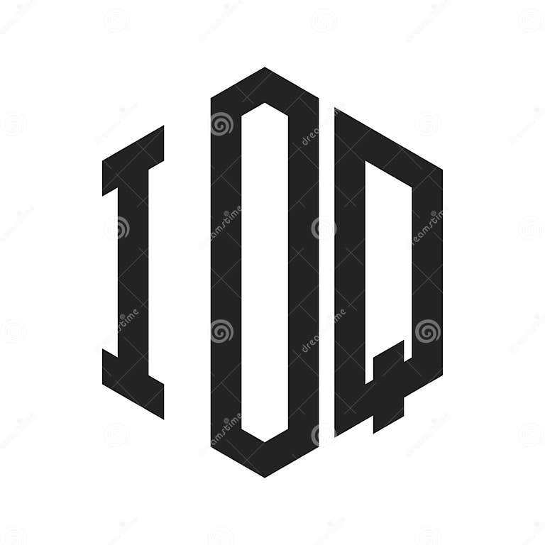 IOQ Logo Design. Initial Letter IOQ Monogram Logo Using Hexagon Shape ...