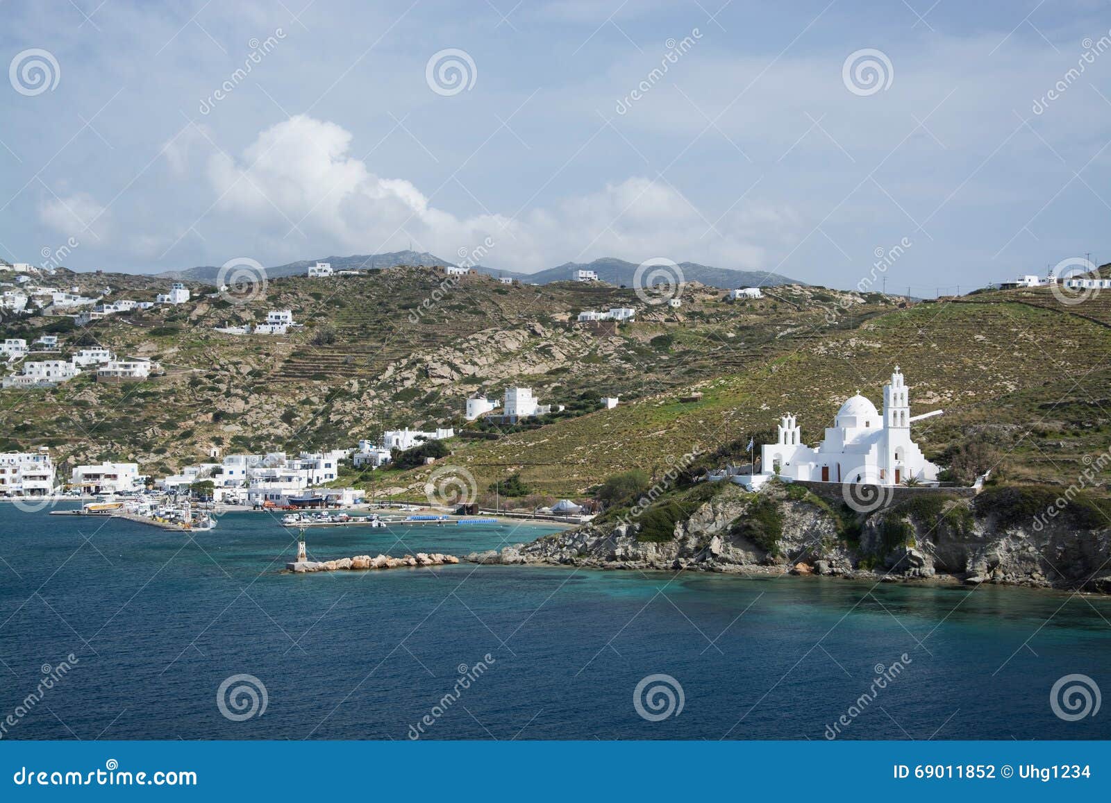 Ios, Cyclades, Greece stock photo. Image of spring, architecutre - 69011852