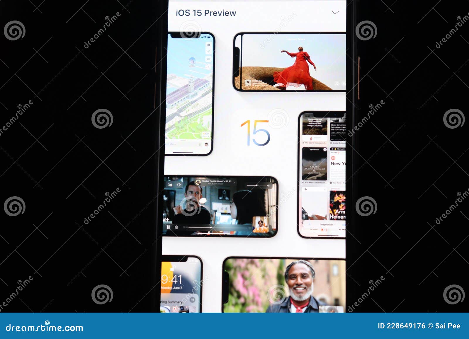 IOS 15 on-screen Web, New Operating System 2021 on Apple Devices ...