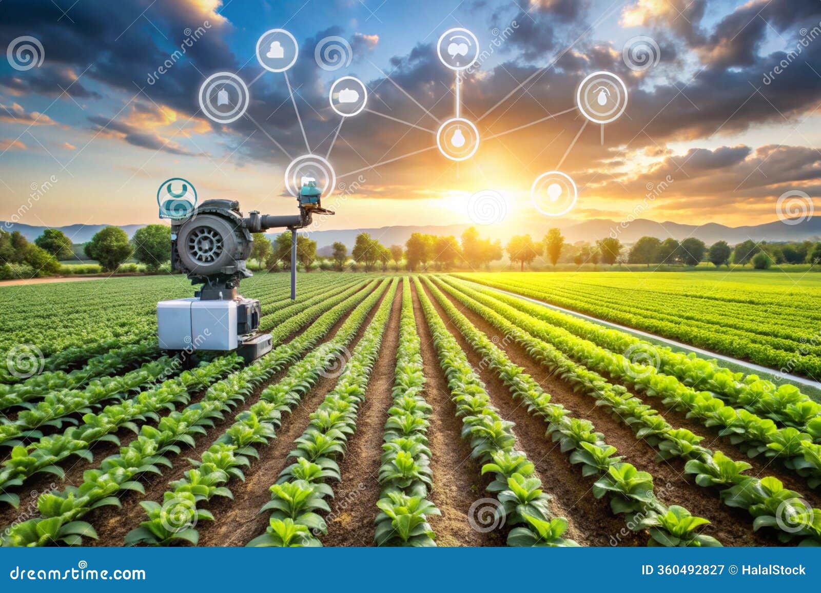 A Concept IoT & AI in Smart Vehicles: Speed, Object Recognition, and Machine Learning Stock ...