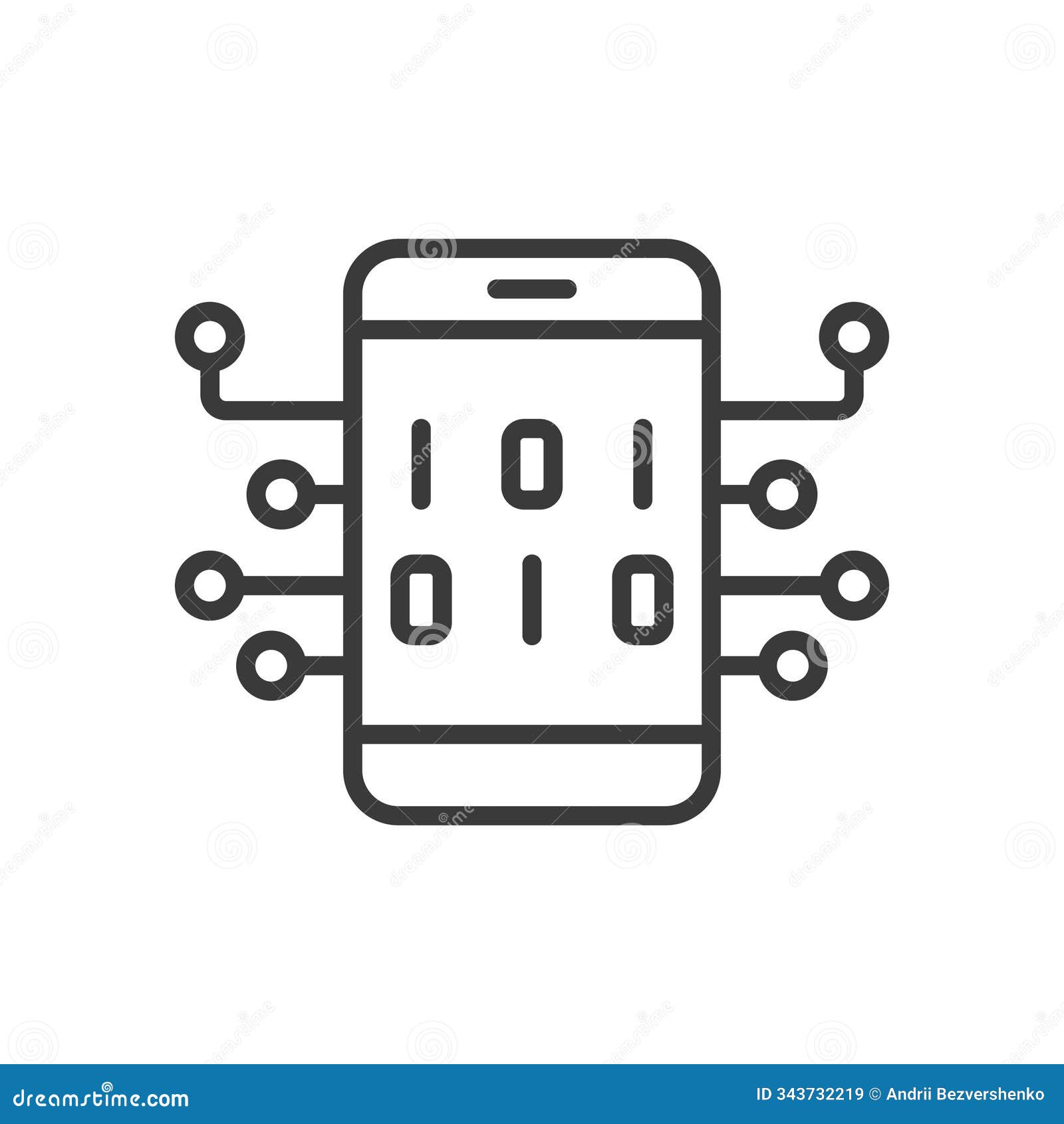 Digital Connectivity: A Cybernetic World Map. Concept Technology ...