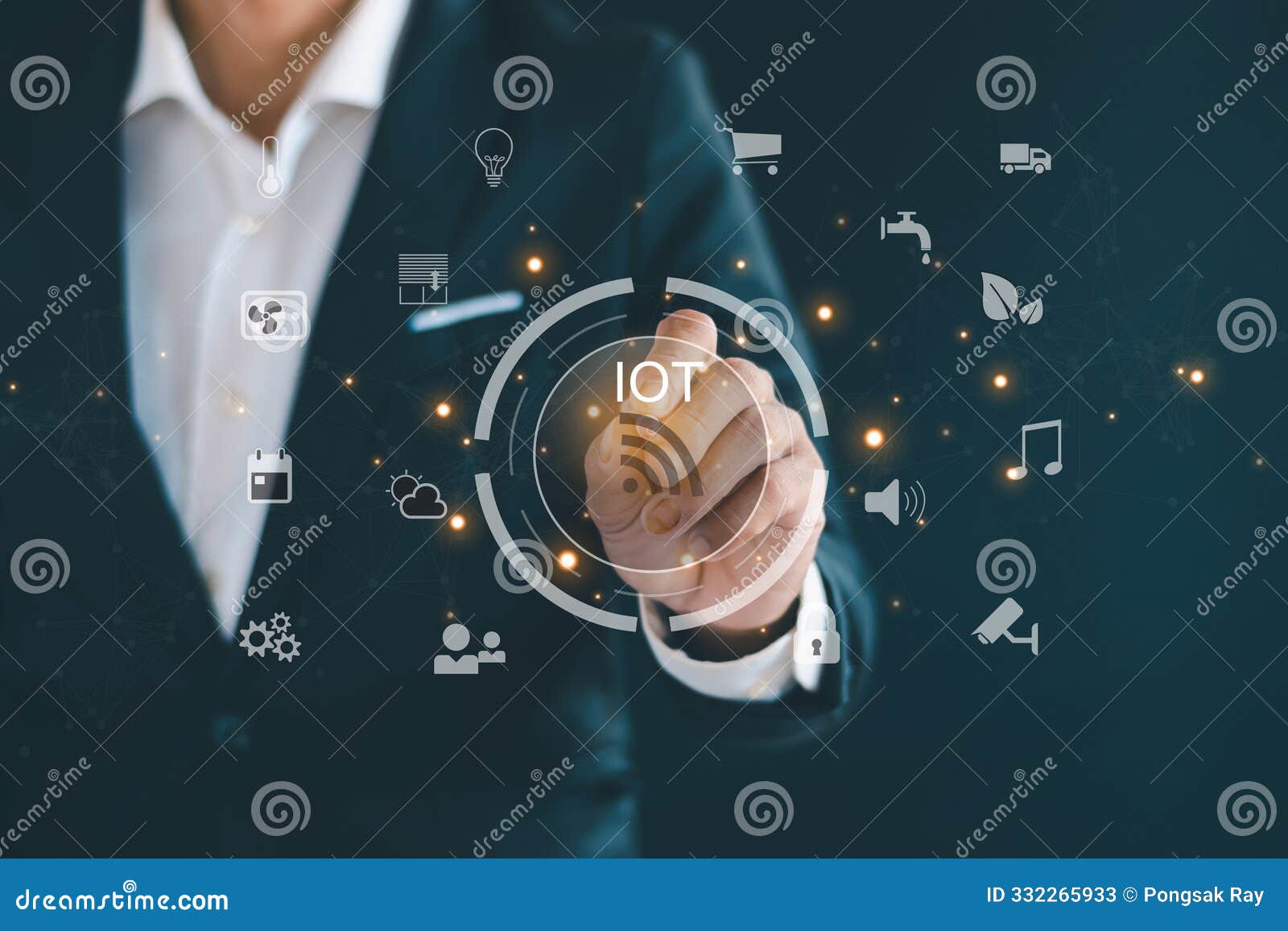 IOT, the Connectivity Home for the Internet of Things Stock Image ...