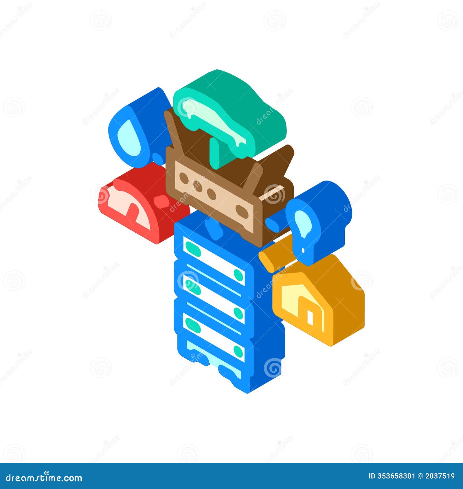 Microservices API Gateway Application Programming Interface Connecting Online Distributed ...