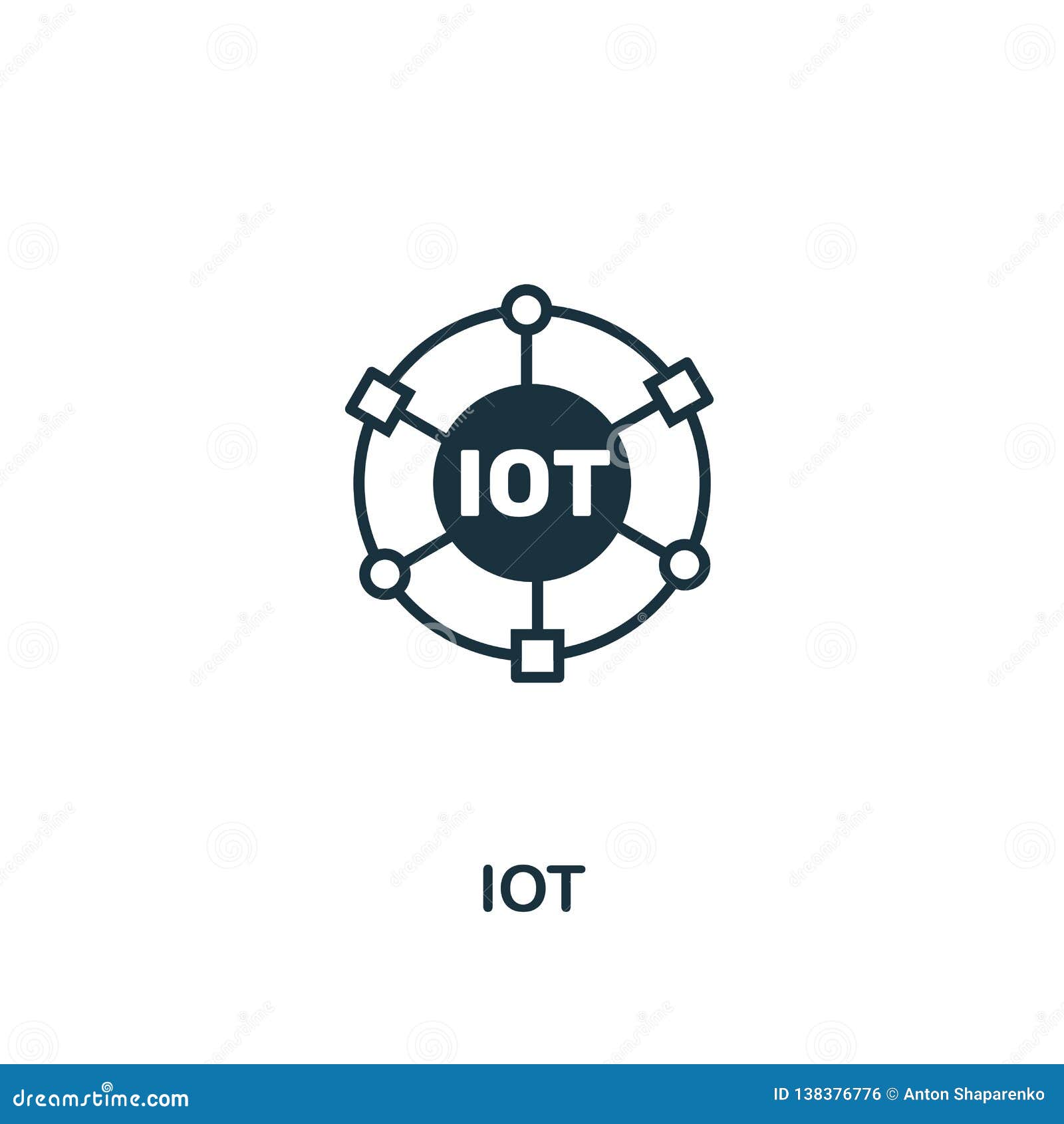 Iot Icon. Premium Style Design, Pixel Perfect Iot Icon for Web Design ...