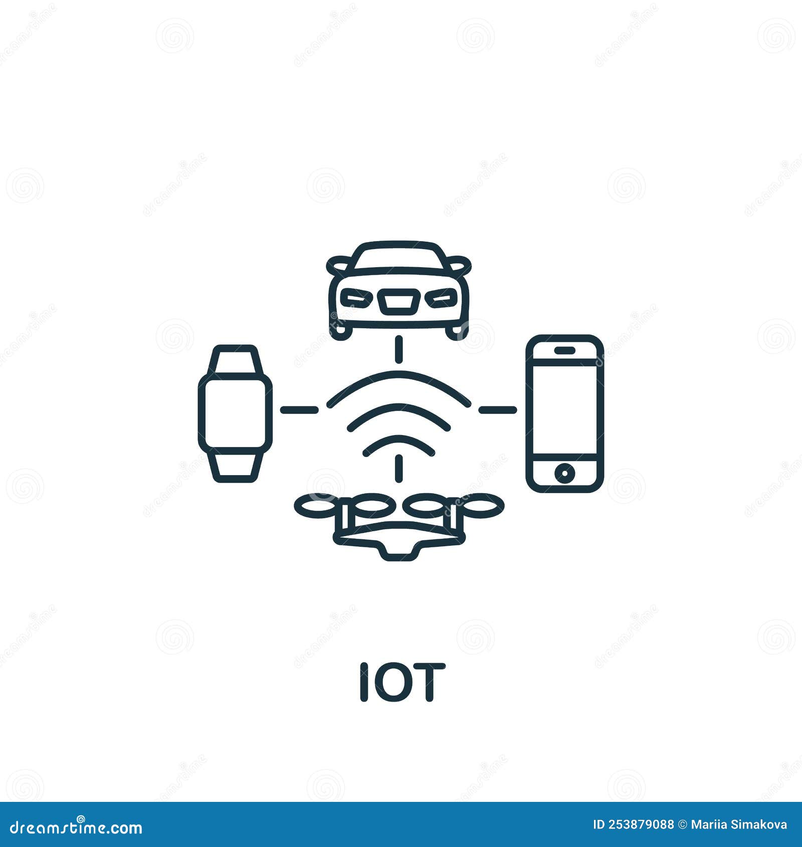 Iot Icon. Line Simple Industry 4.0 Icon for Templates, Web Design and ... Iot Icon. Line Simple Industry 4.0 Icon for Templates, Web Design and ...