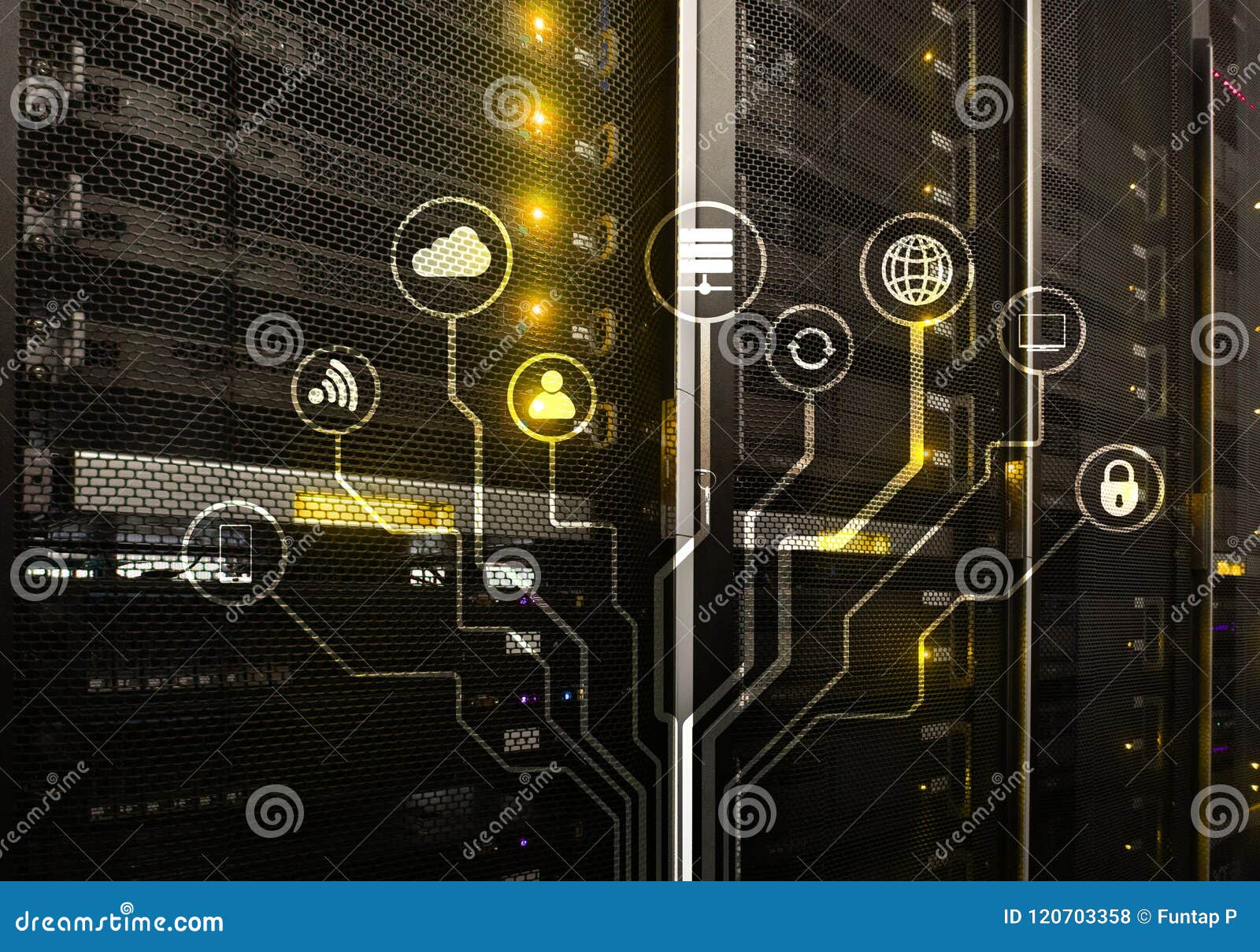 IOT, Internet of Things, Telecommunication Concept Stock Photo - Image ...