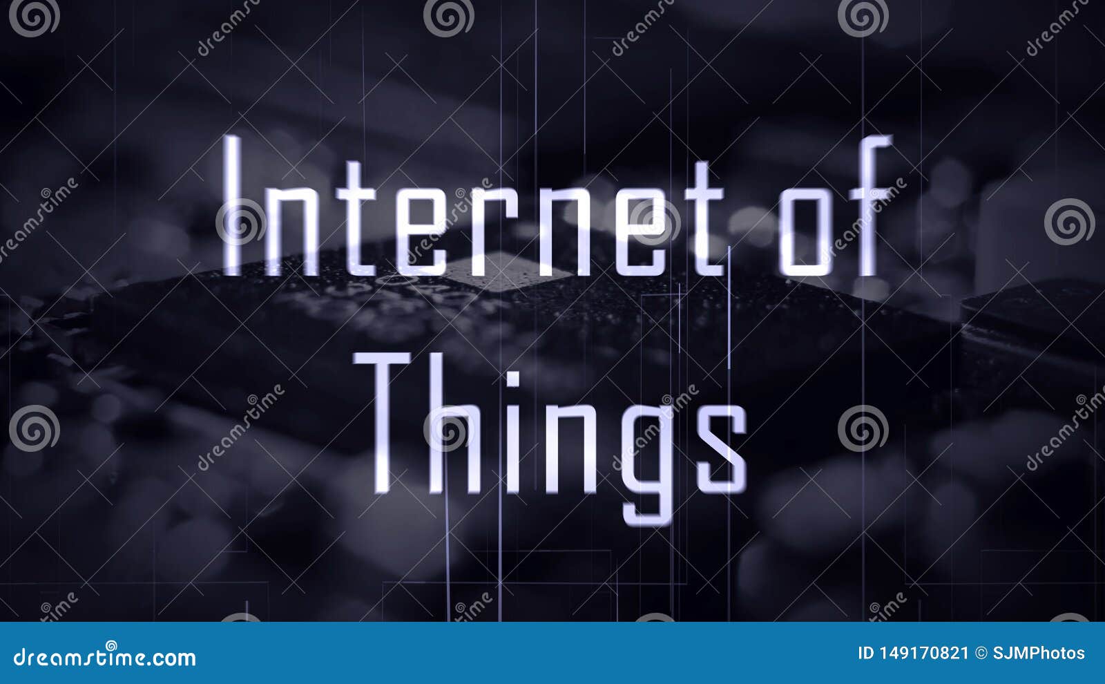 IOT Internet of Things Title with a Microchip Background Stock Image ... IOT Internet of Things Title with a Microchip Background Stock Image ...