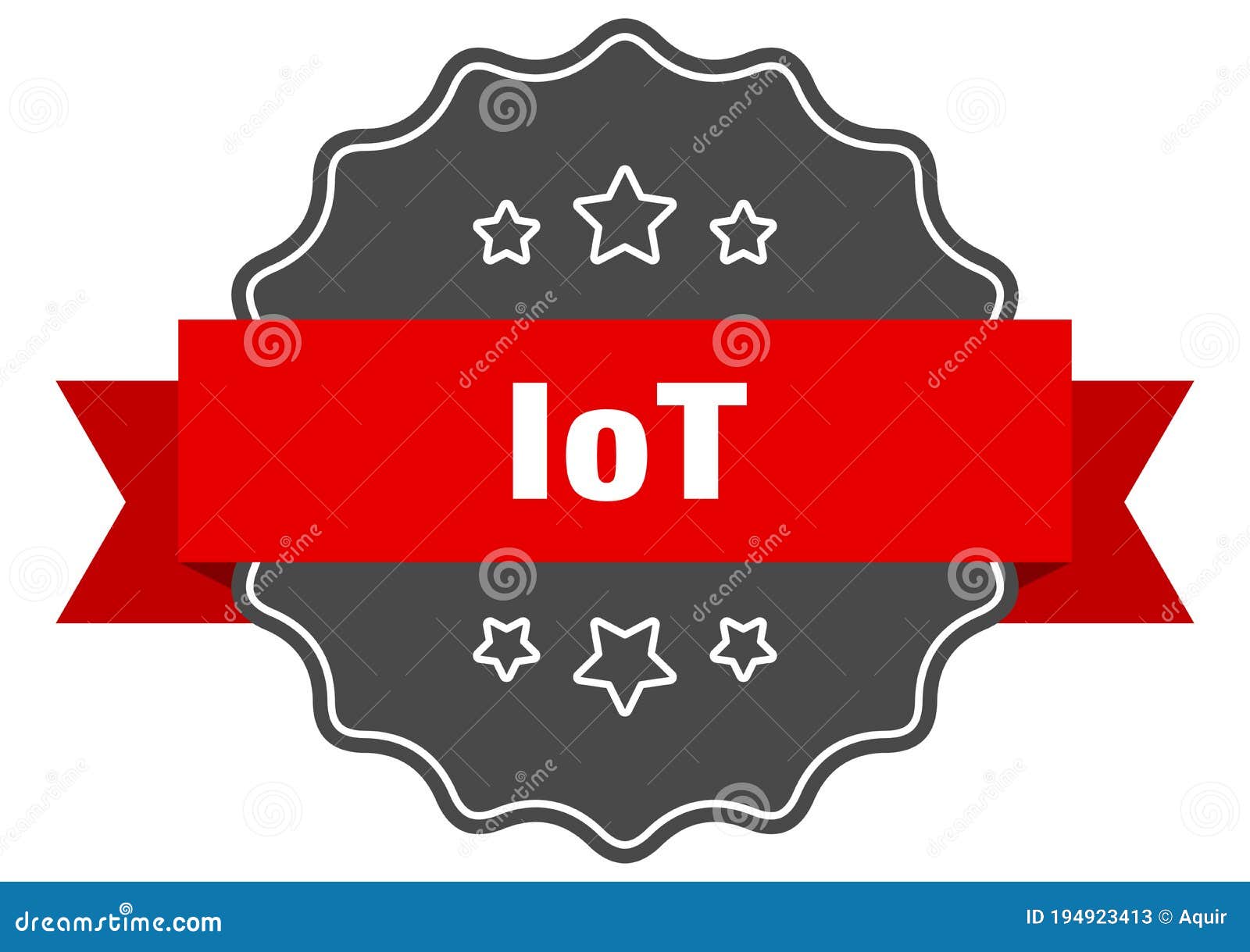 Iot Label. Iot Isolated Seal. Sticker. Sign Stock Vector - Illustration ...
