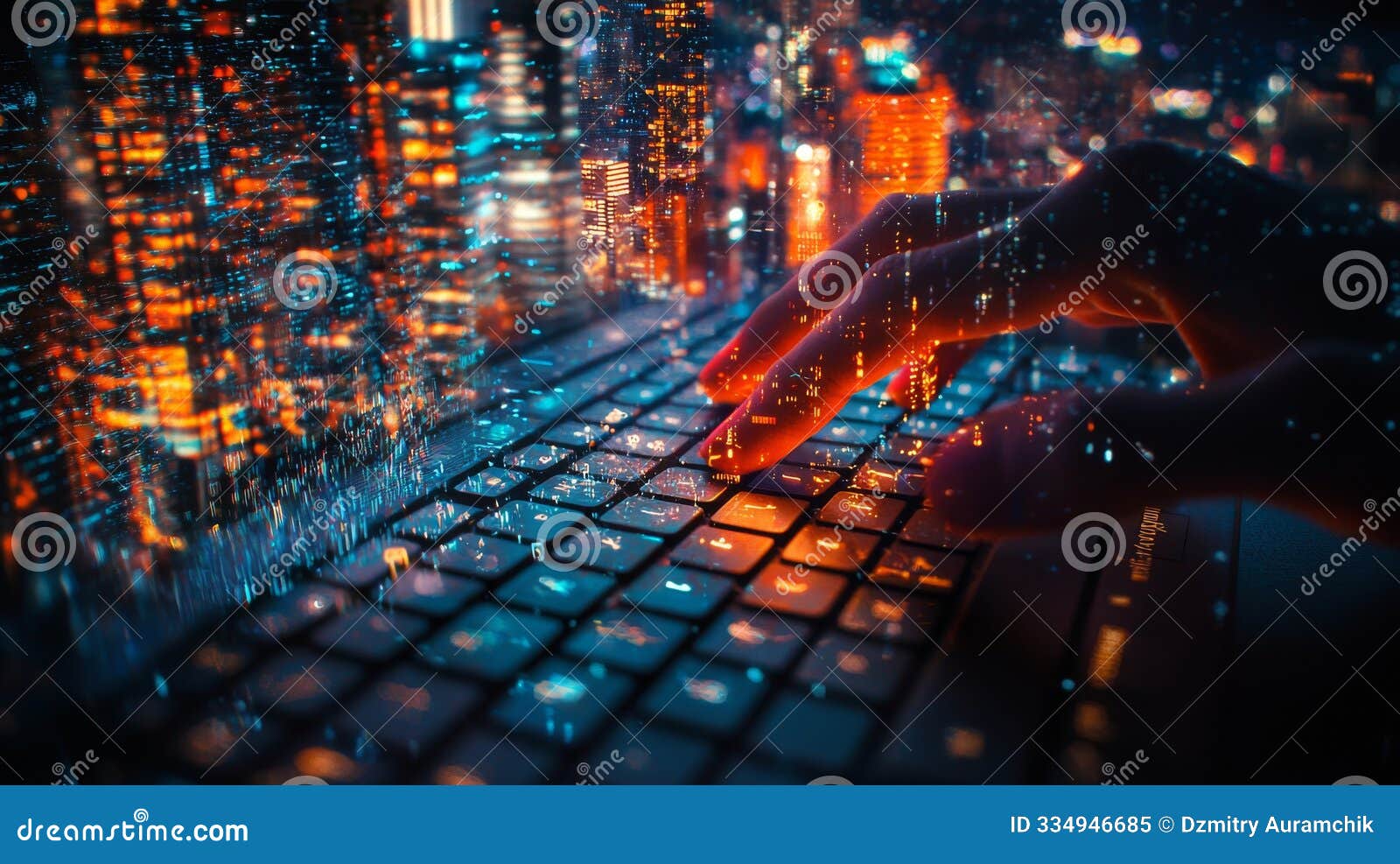 IoT Software Development in a Smart City at Night Highlighting Hands-on ...