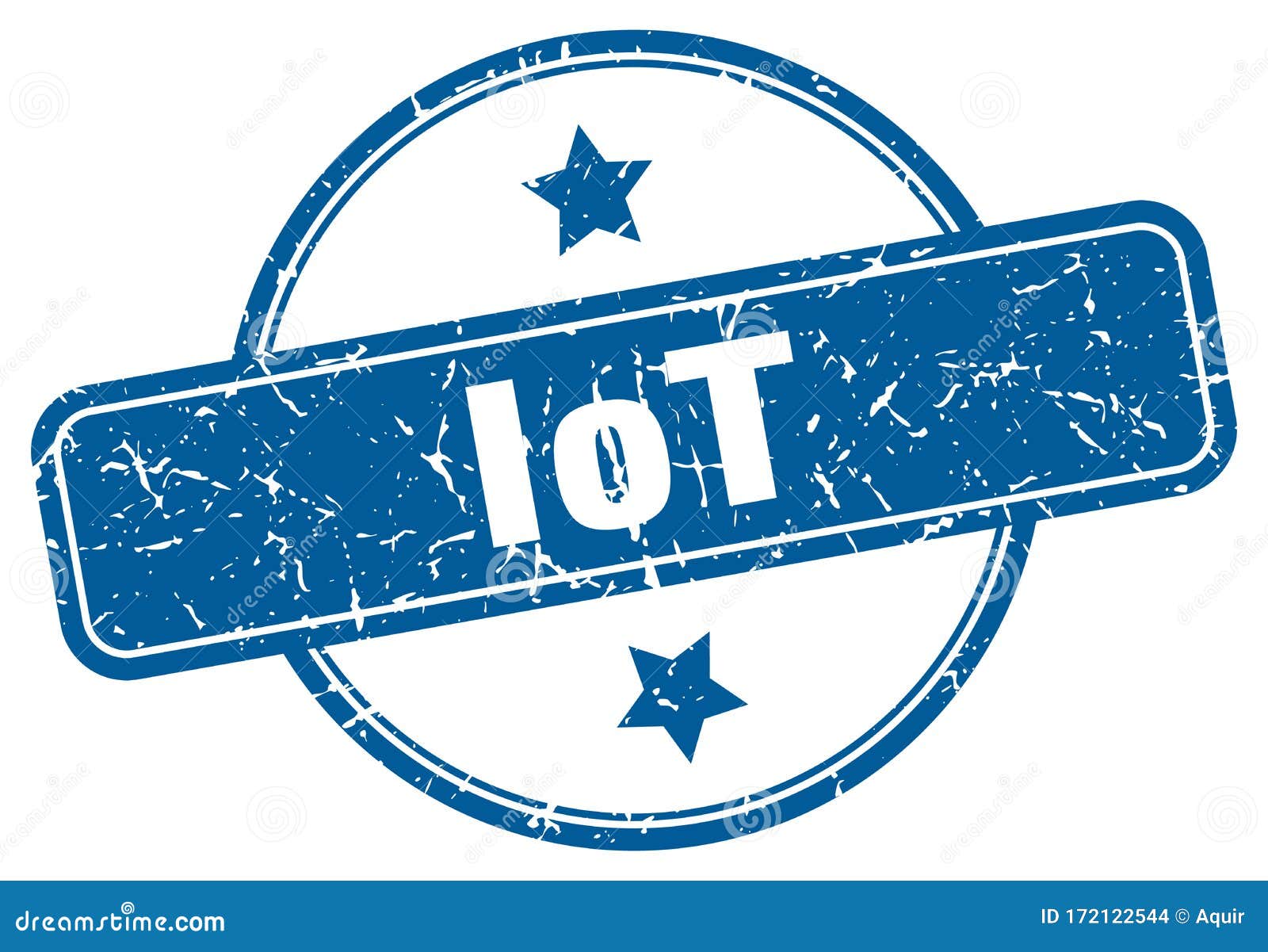 Iot Stamp. Iot Round Grunge Sign Stock Vector - Illustration of ...
