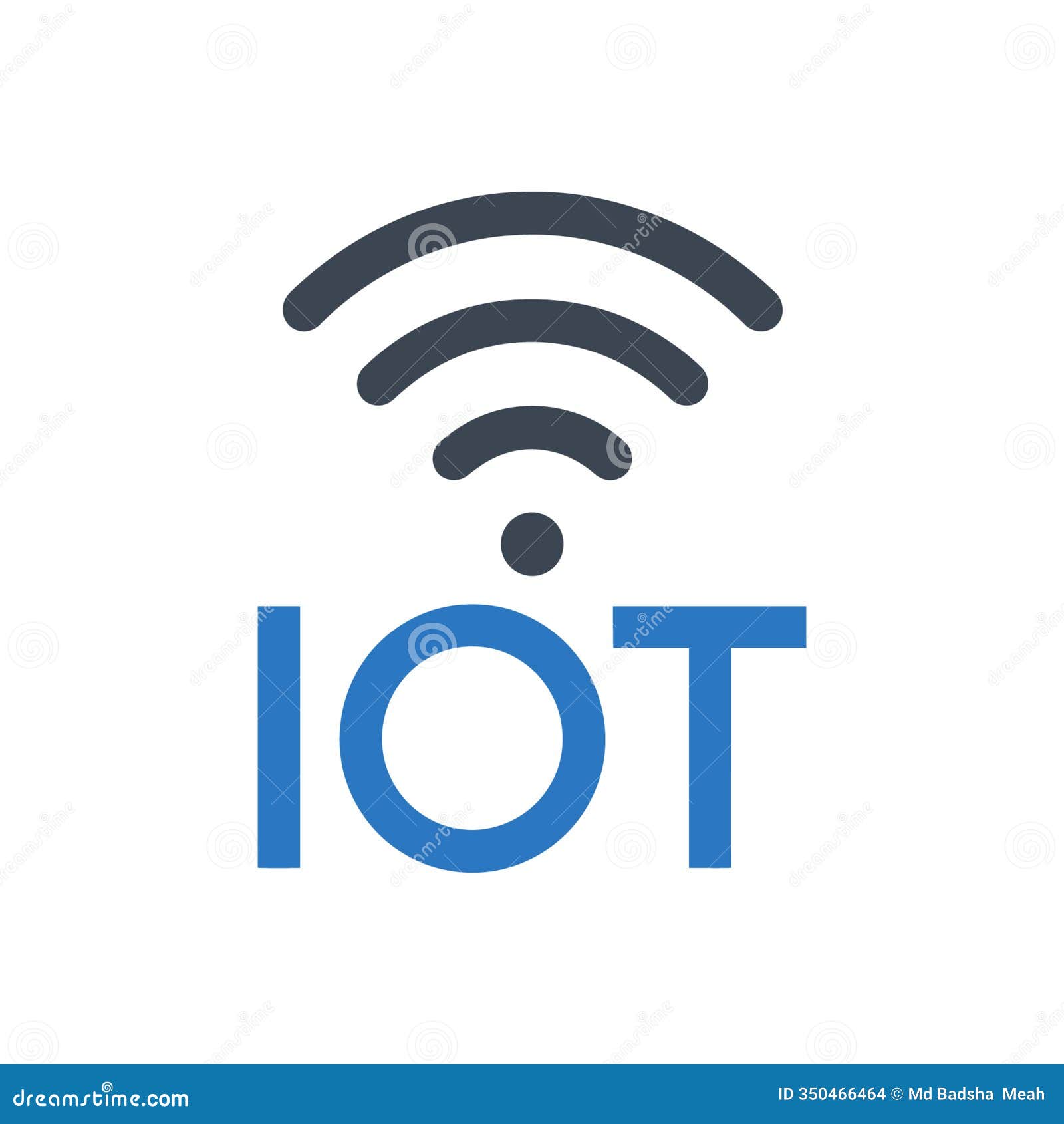 IoT Wireless Technology Icon Stock Vector - Illustration of technology ...
