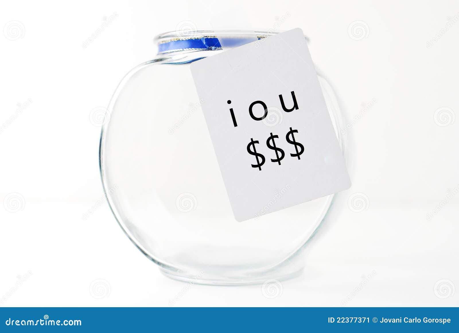 IOU stock image. Image of give, funds, borrow, help, finance - 22377371