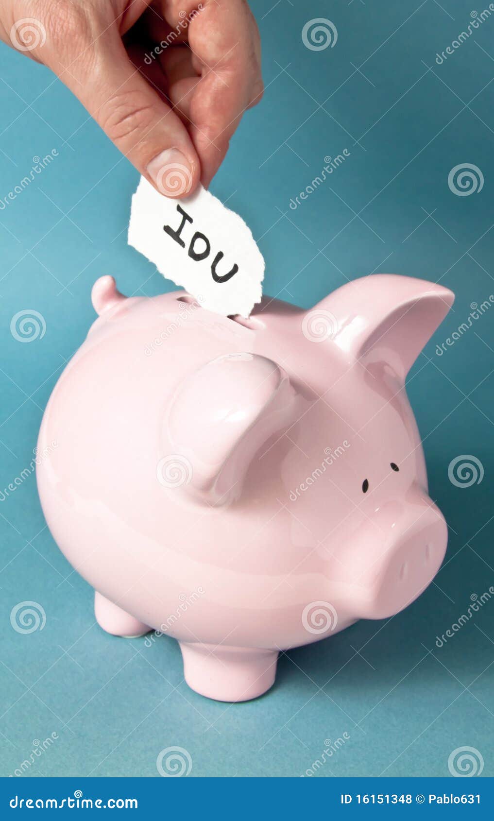 IOU note stock photo. Image of paper, note, loan, money - 16151348