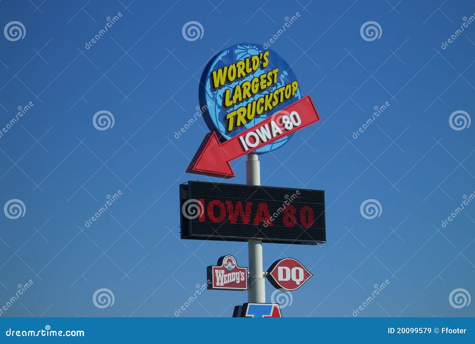 Iowa 80 Truckstop editorial stock image. Image of station - 20099579