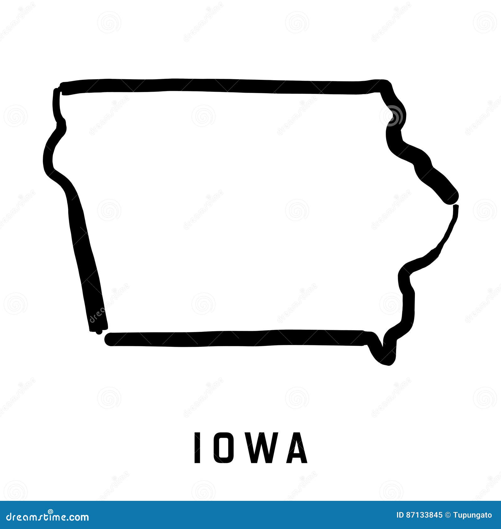 Iowa(USA) Map Royalty-Free Stock Photo | CartoonDealer.com #6796575