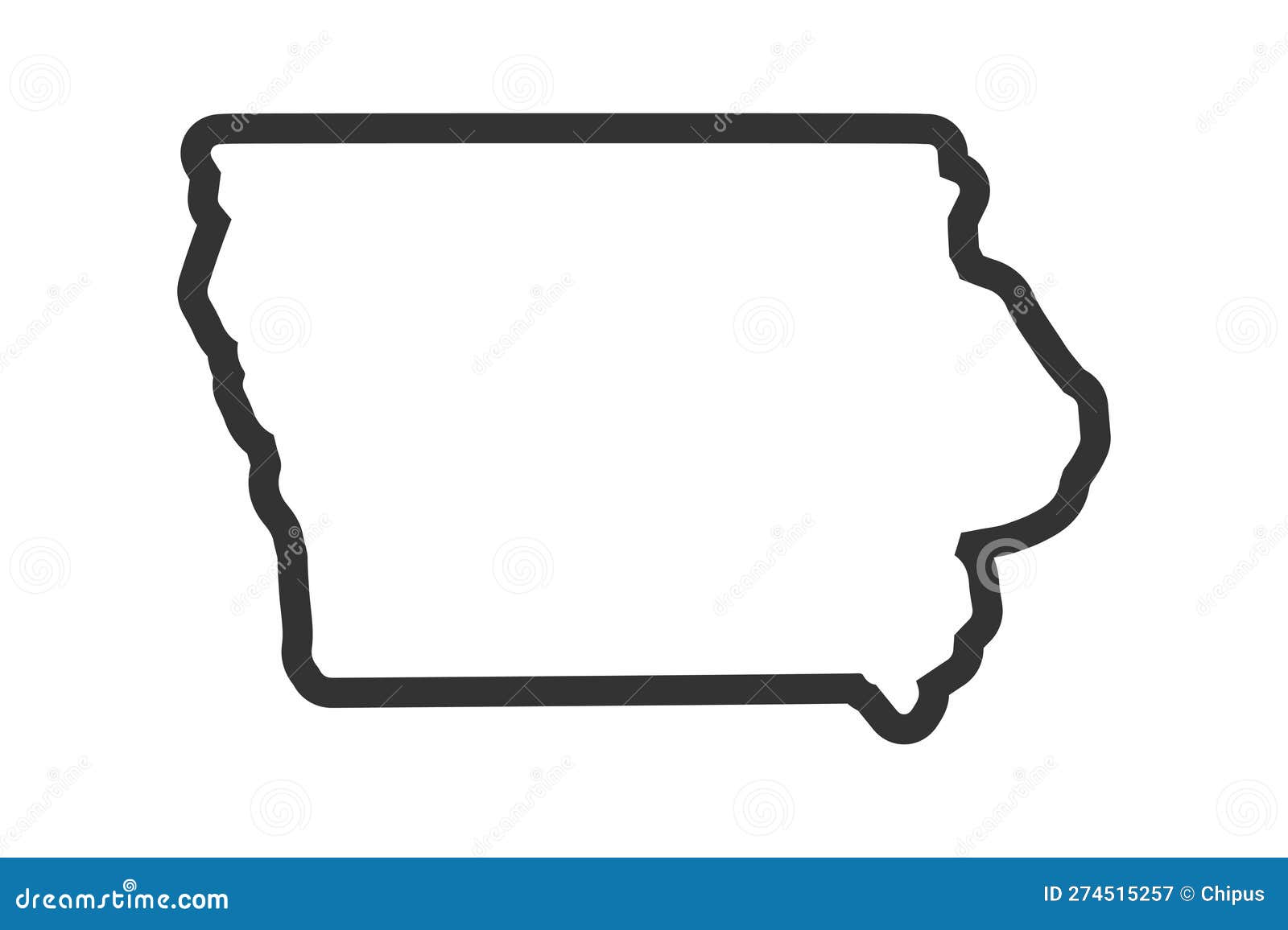 Iowa Outline Symbol. US State Map. Vector Illustration Stock Vector ... Iowa Outline Symbol. US State Map. Vector Illustration Stock Vector ...