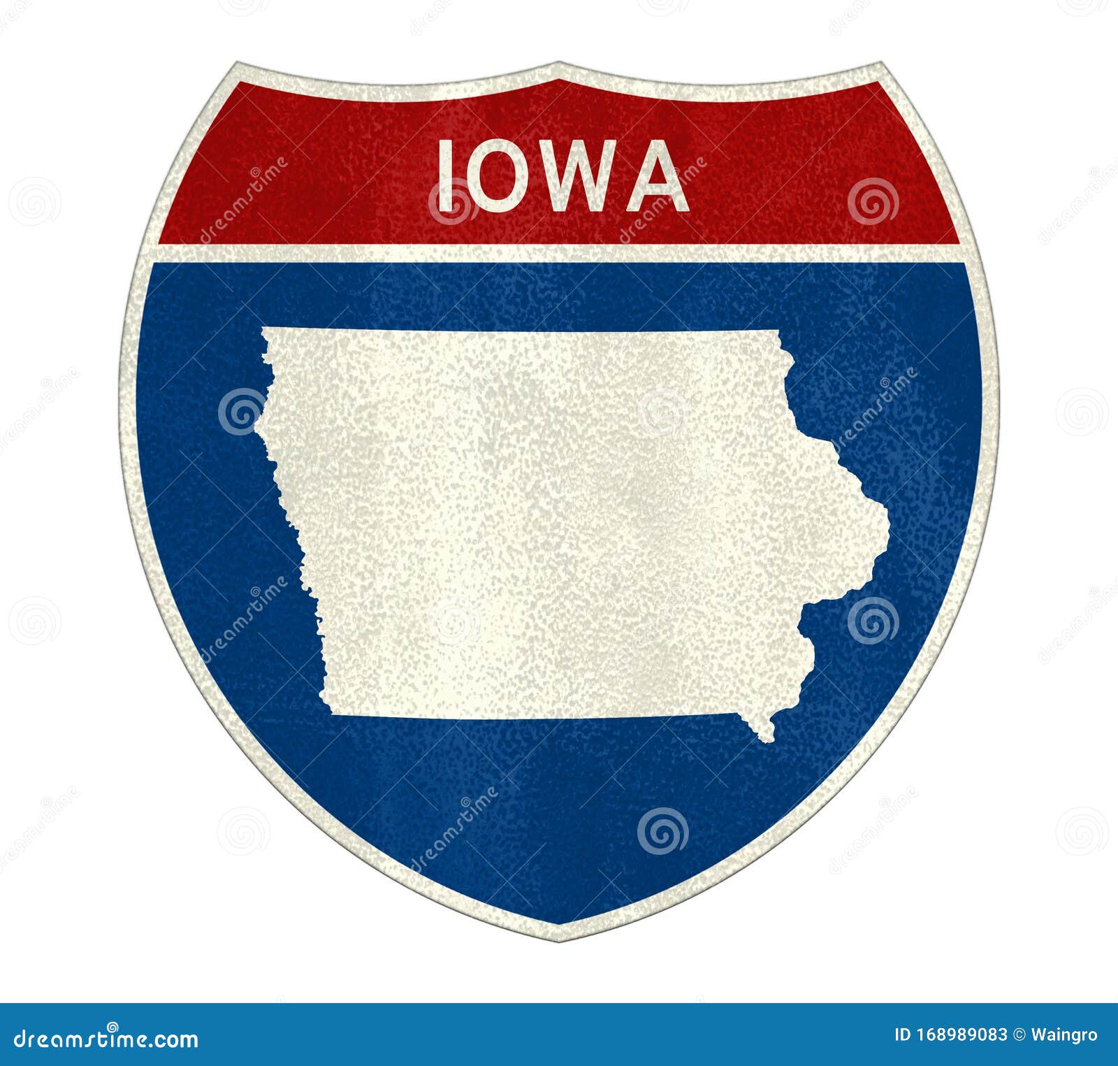 Iowa Map. State And District Map Of Iowa. Political Map Of Iowa With ...