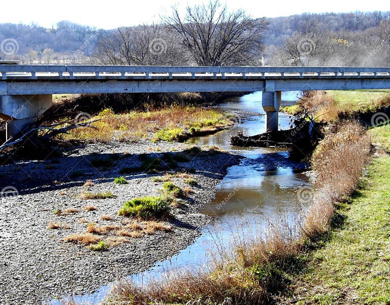 Iowa Stream stock image. Image of blue, columns, agricultue - 41441