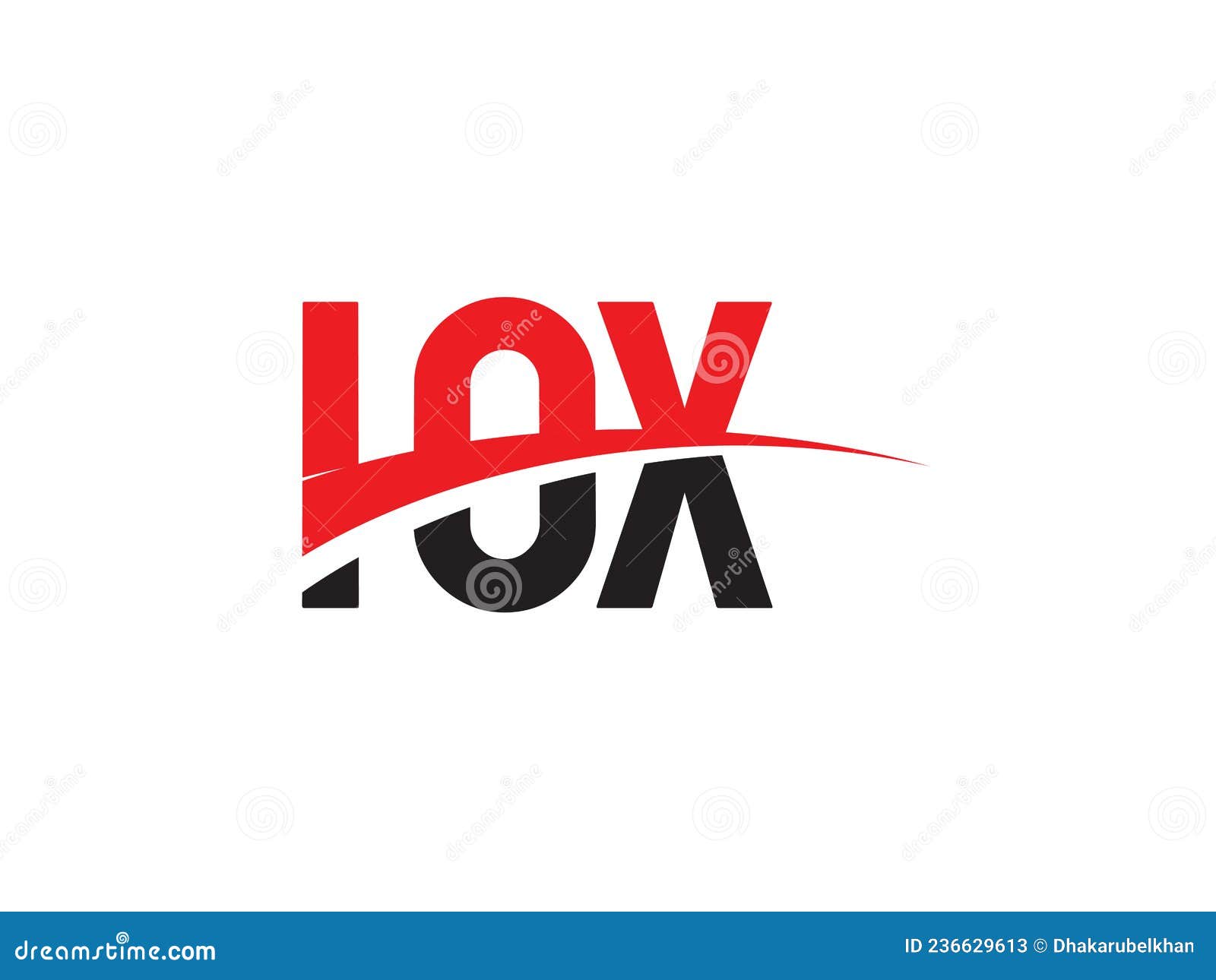IOX Letter Initial Logo Design Vector Illustration Stock Vector ...