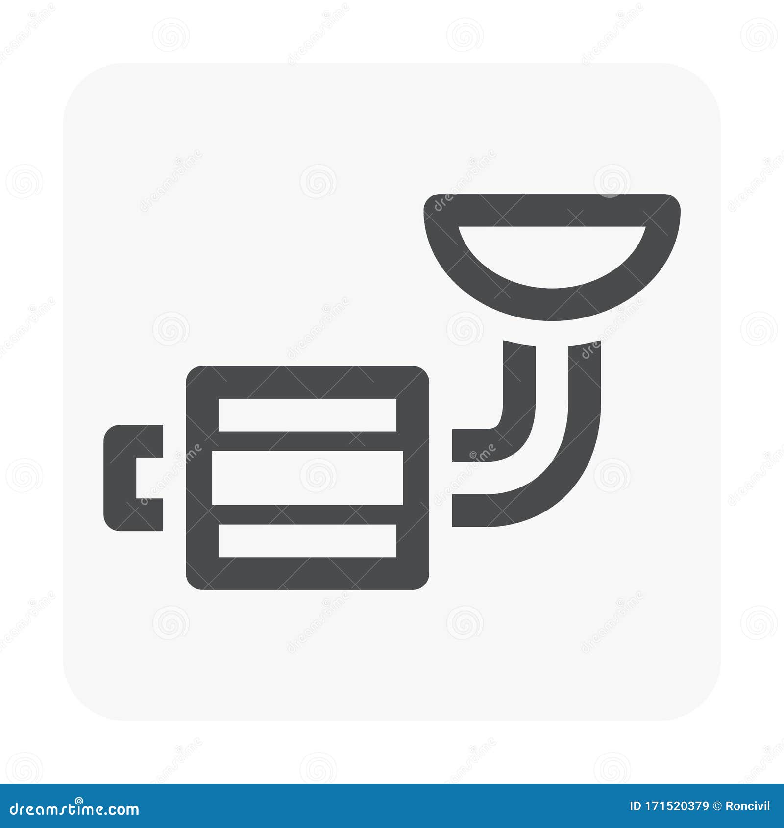 Ip camera icon stock vector. Illustration of camera - 171520379