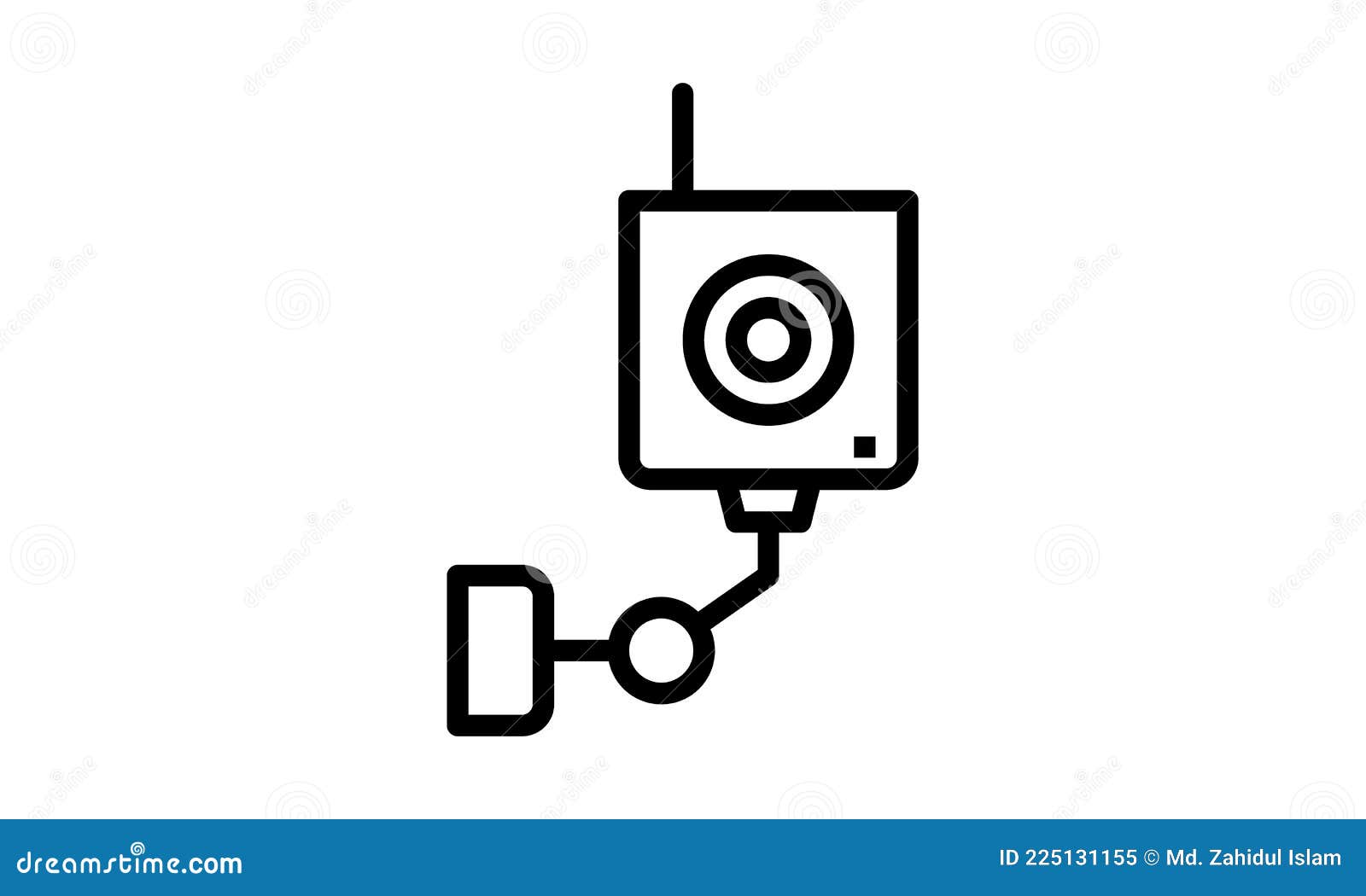 Ip Camera Icon Premium Quality Vector Image Stock Illustration ...