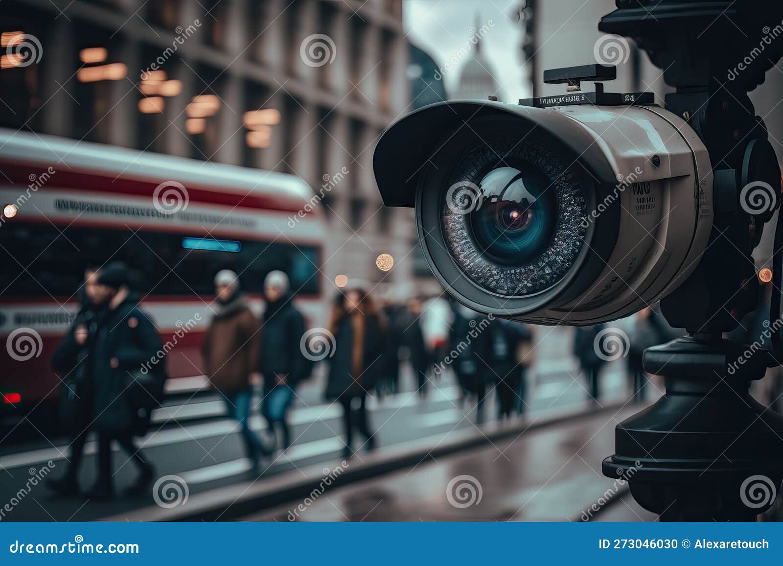 IP Camera Installed with Waterproof Coating To Protect the Camera Stock ...