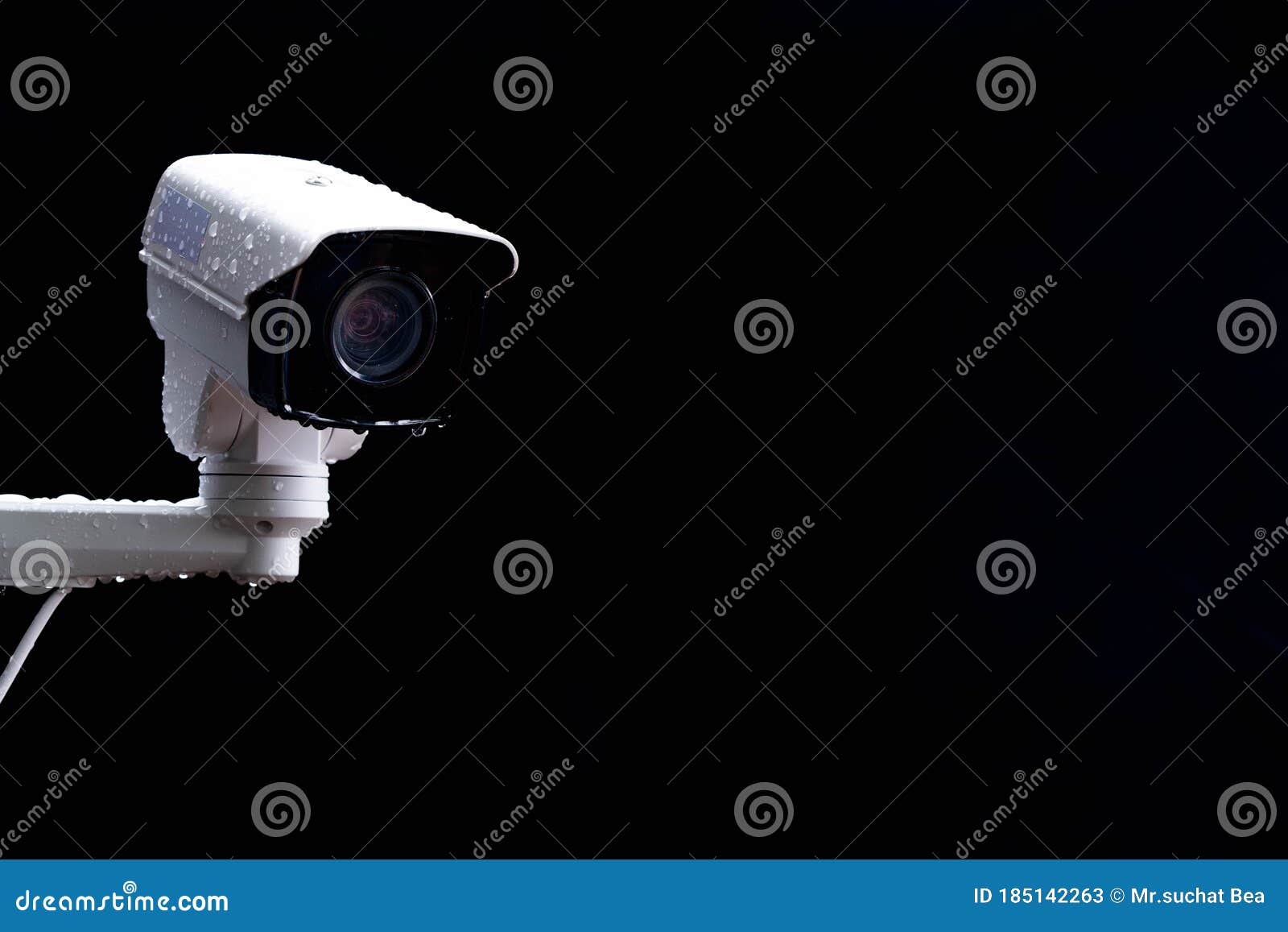 IP CCTV Camera Install by Have Water Proof Cover To Protect Camera with ...