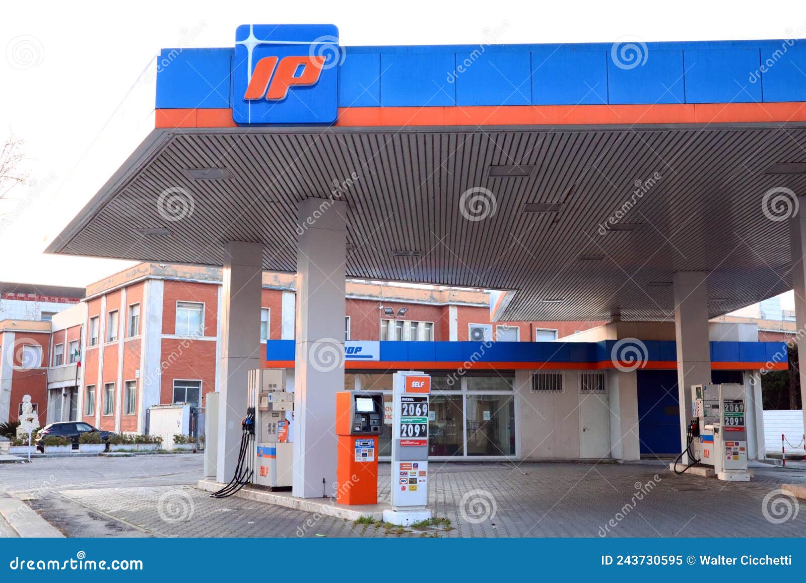 IP Gas Station. IP is an Italian Brand of Gruppo Api Editorial Image ...