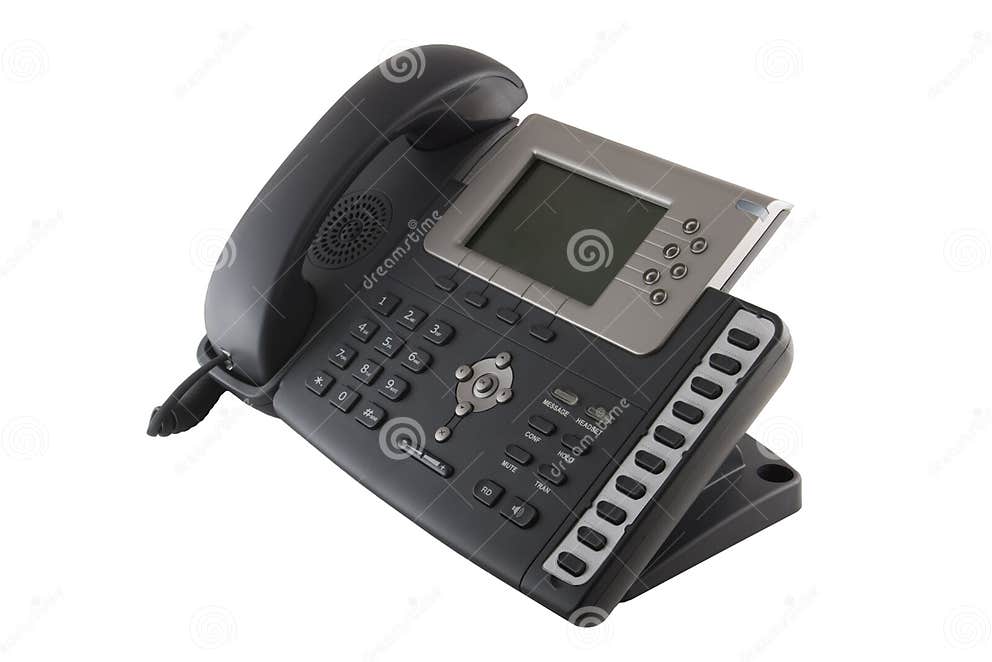 IP phone stock photo. Image of office, telephone, station - 9056198