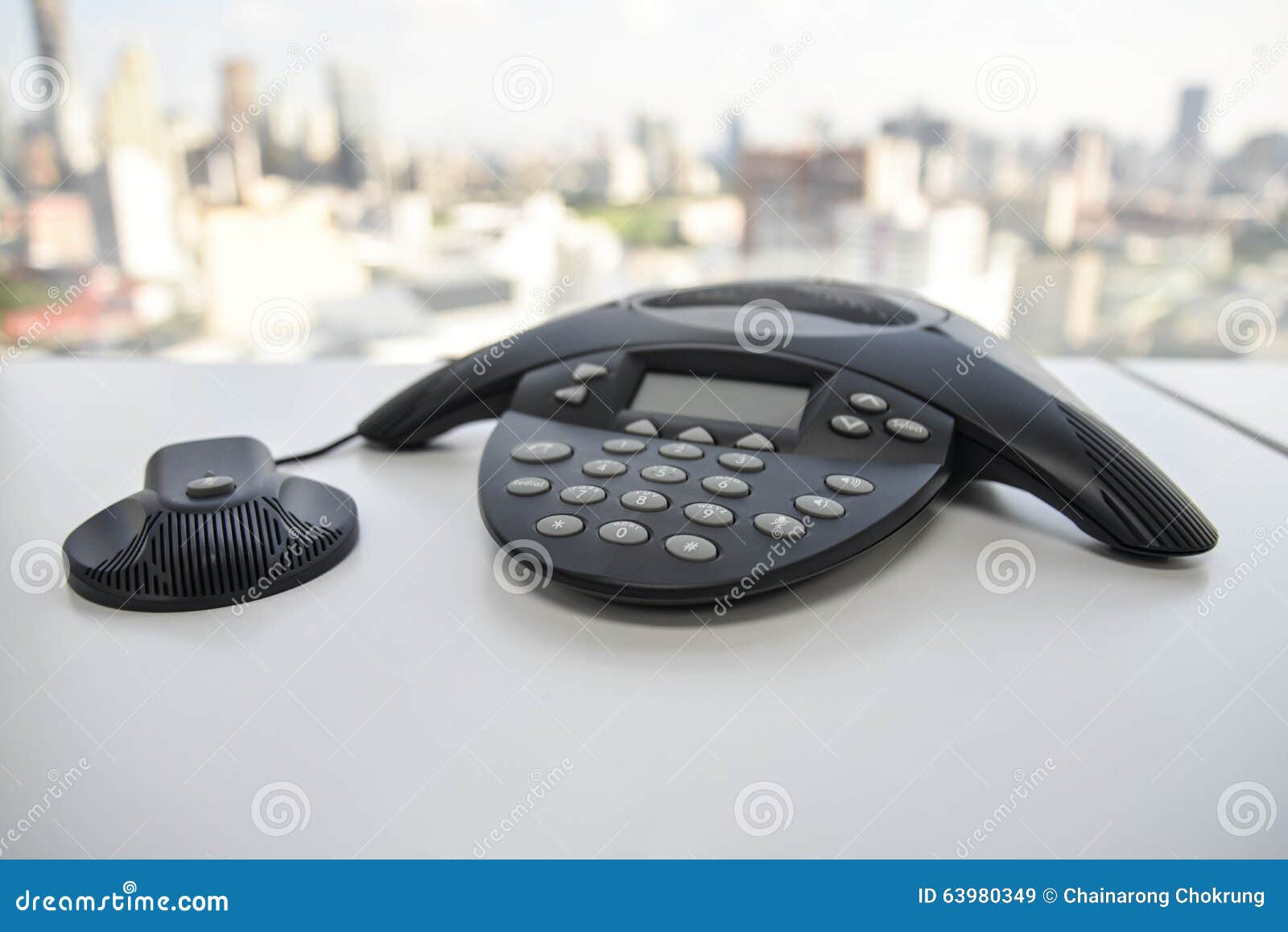 IP Phone - Conference Device Stock Image - Image of global, business ...