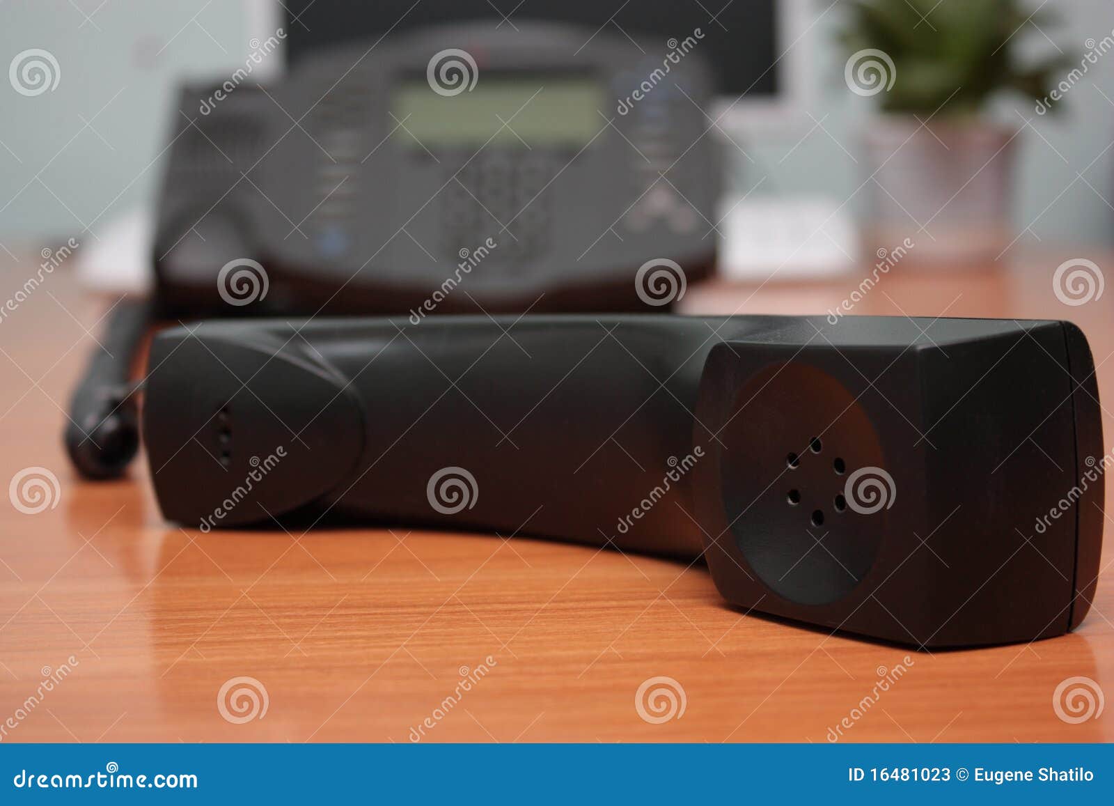 Ip-phone receiver stock image. Image of telephony, desk - 16481023
