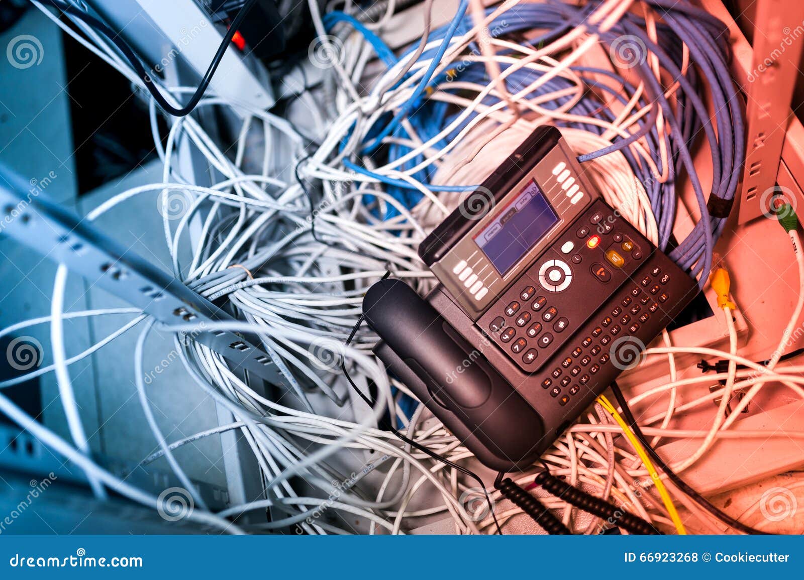 IP Phone stock photo. Image of cable, receiver, isolated - 66923268