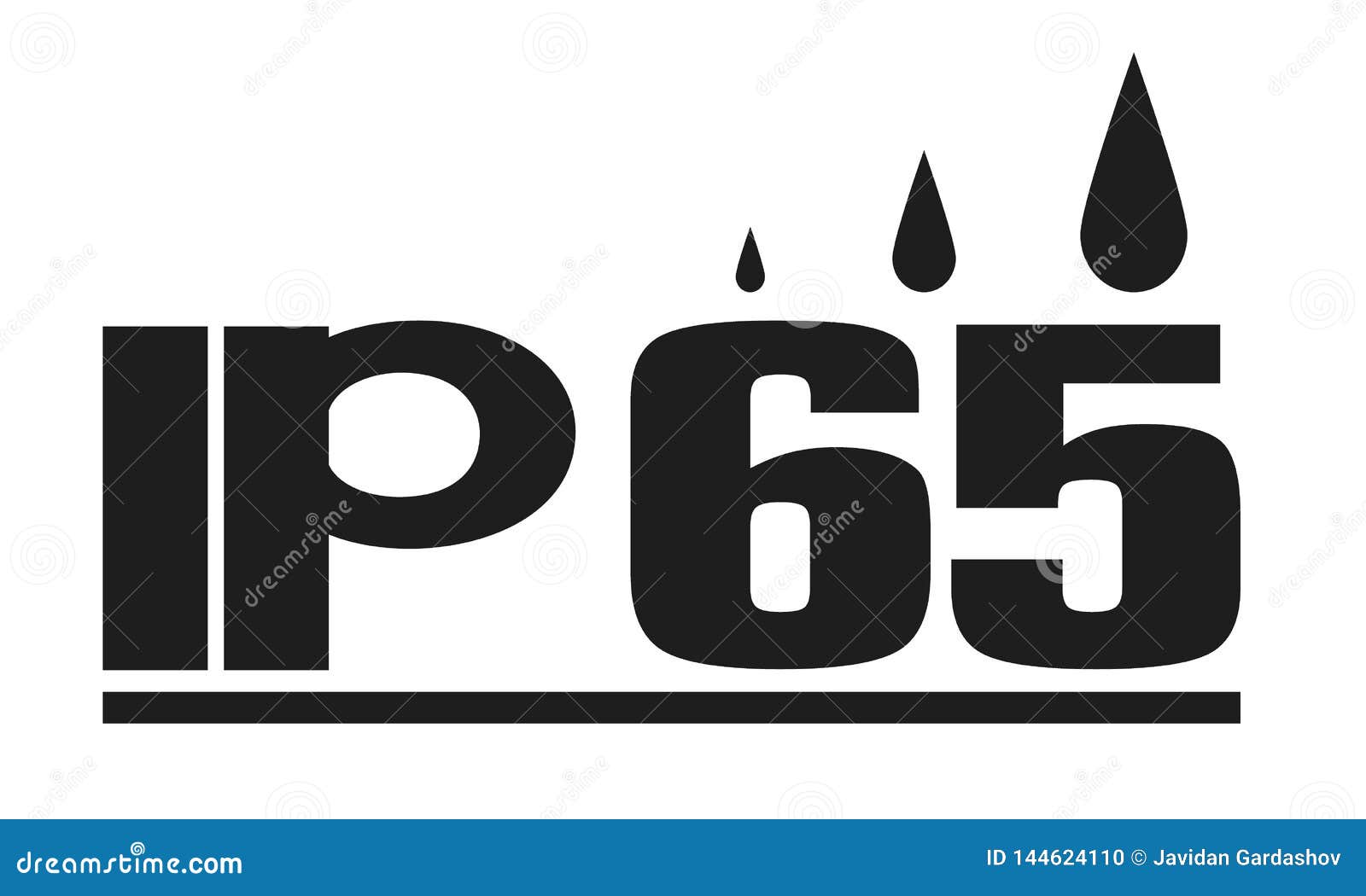 IP Ingress Protection Code Symbols Vector Illustration | CartoonDealer ...