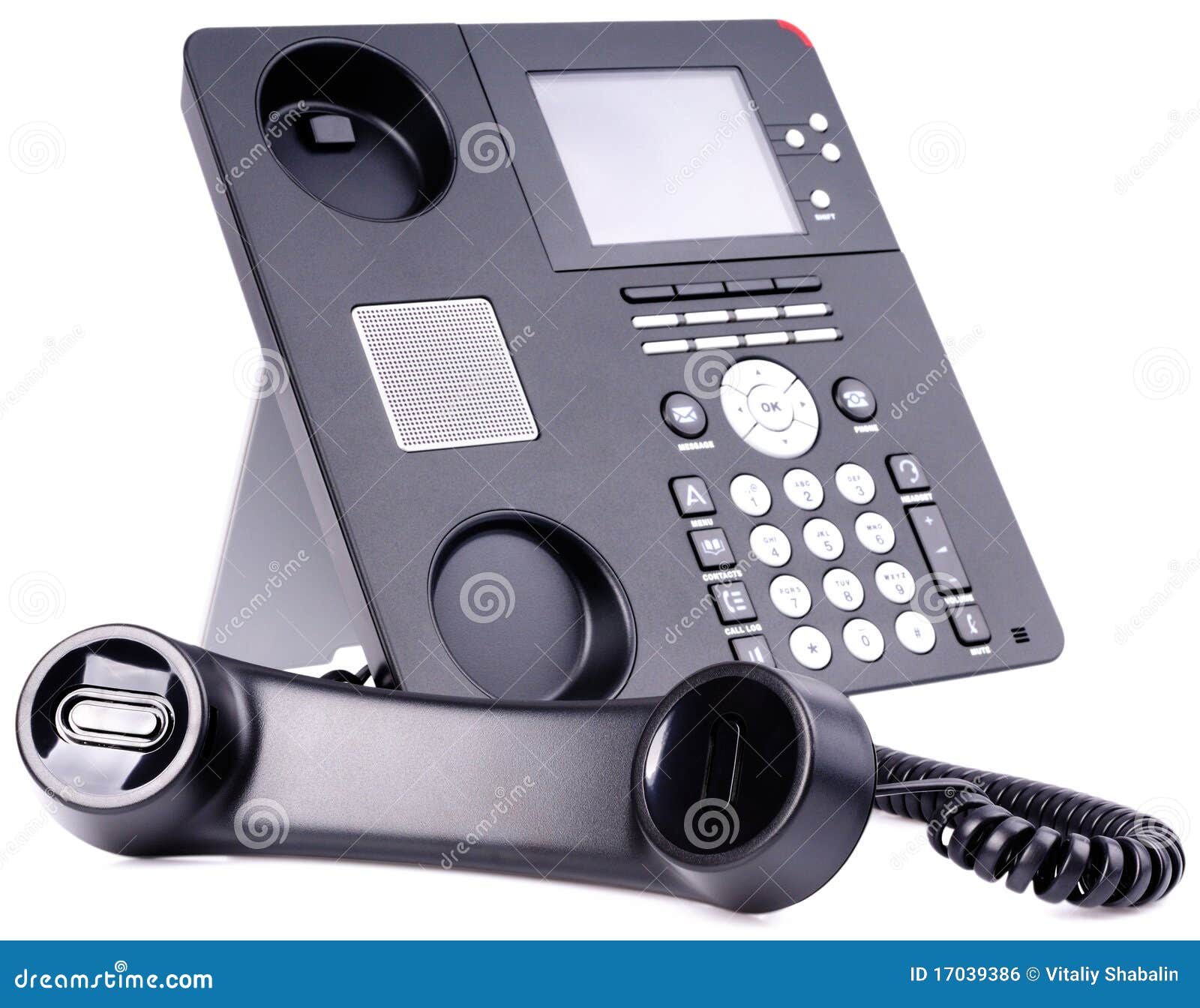 IP telephone set stock photo. Image of converse, business - 17039386
