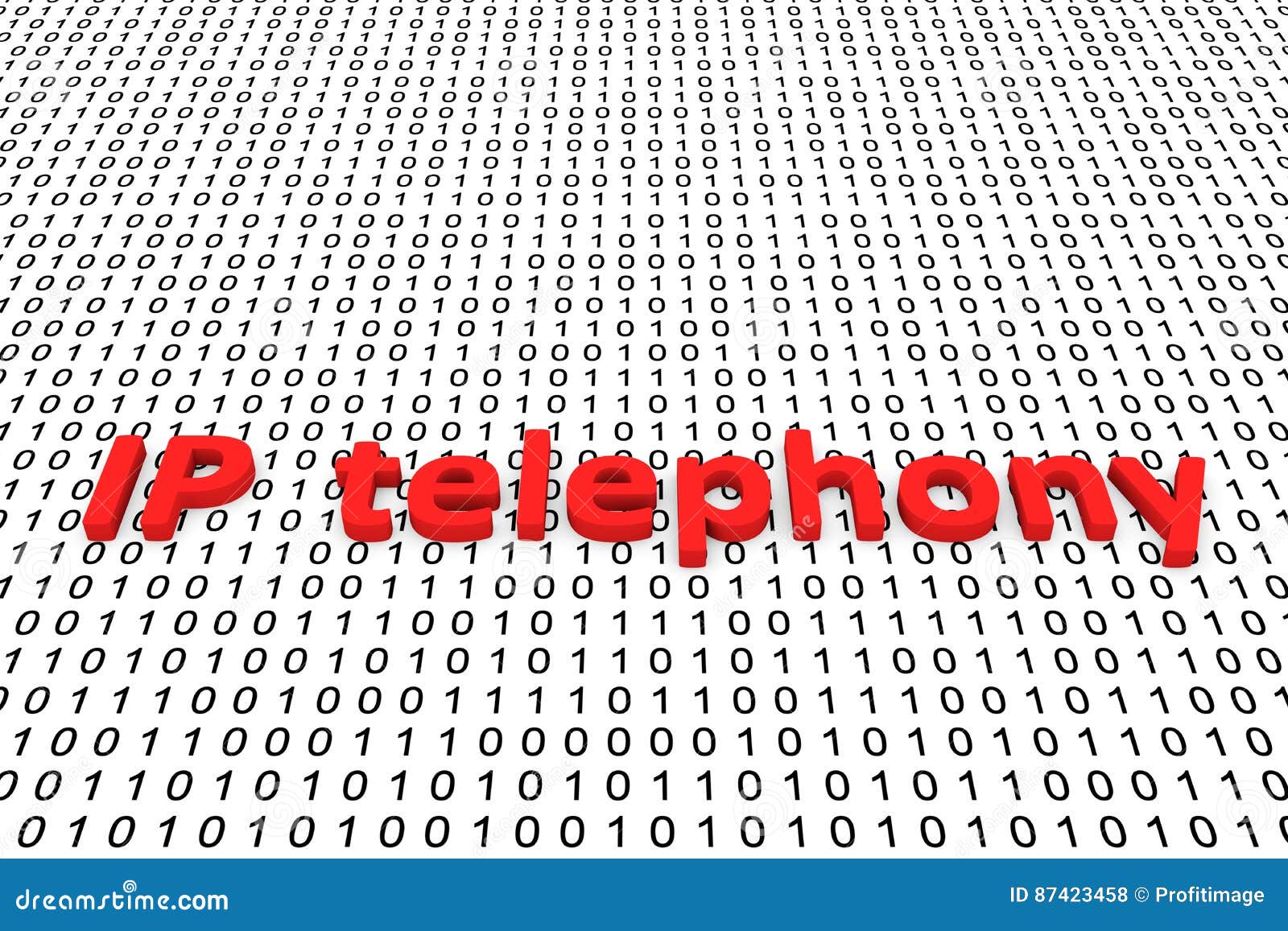 Ip telephony stock illustration. Illustration of code - 87423458