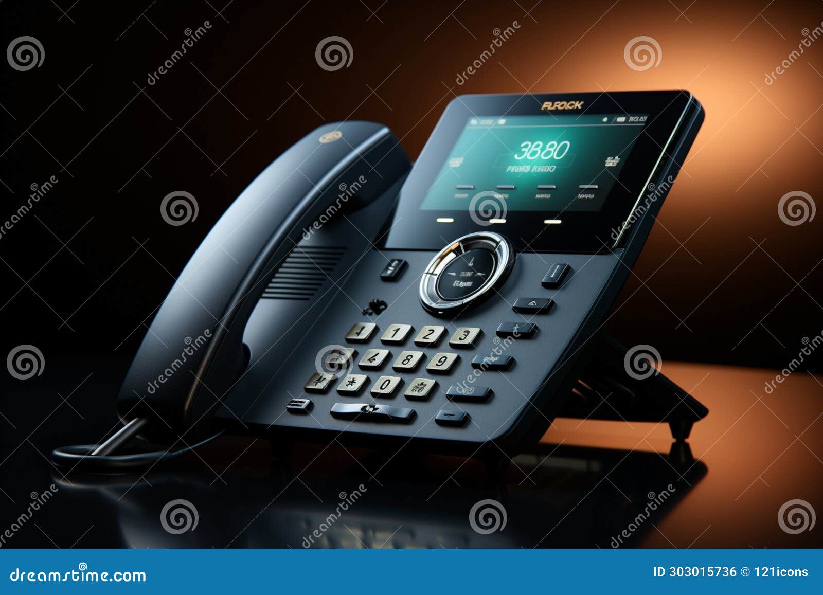 Ip Telephony System stock illustration. Illustration of generative ...