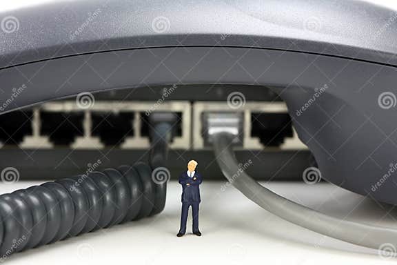 IP Telephony or Telecommunications Concept Stock Photo - Image of cable ...