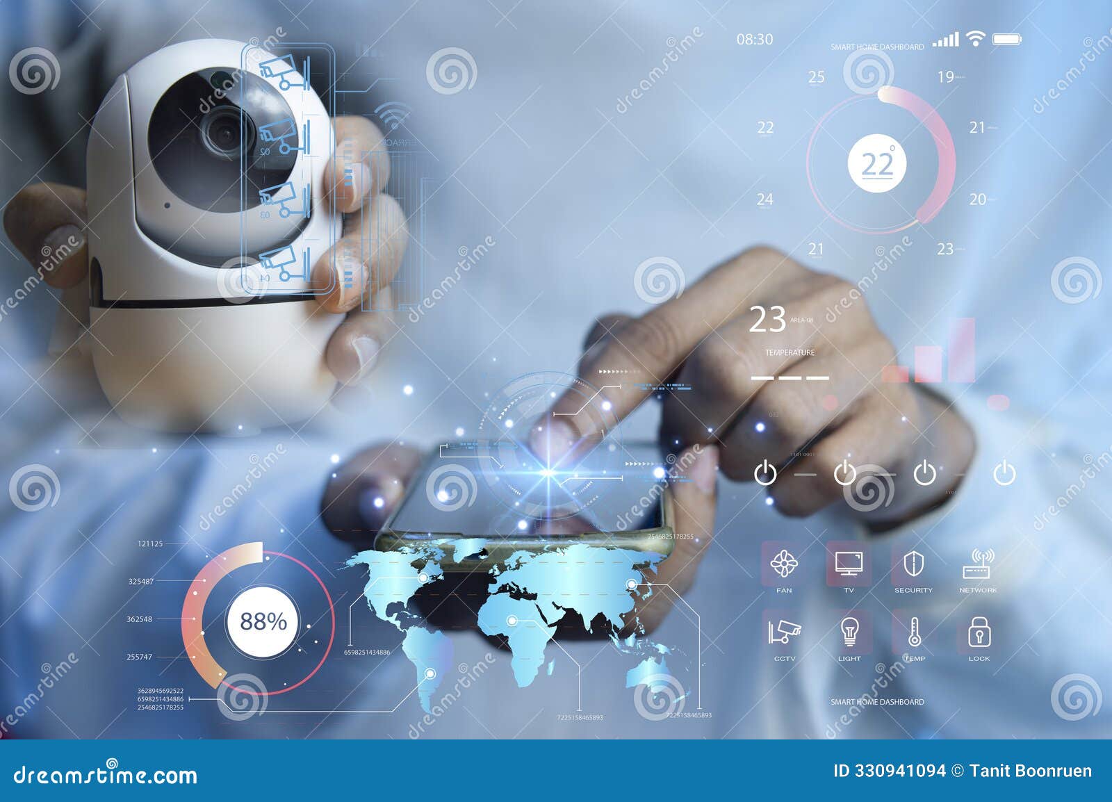 IP Wifi Wireless Security Camera Supports Internet Installation Technology, Security Systems ...