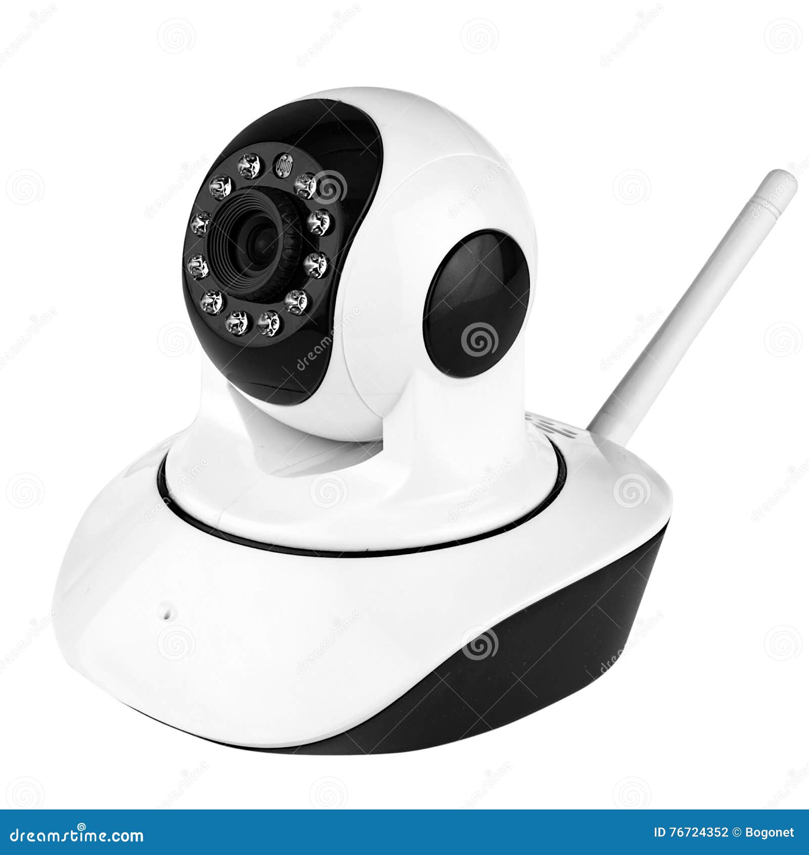 IP Wireless Web Camera with Infrared LED Stock Photo - Image of ...