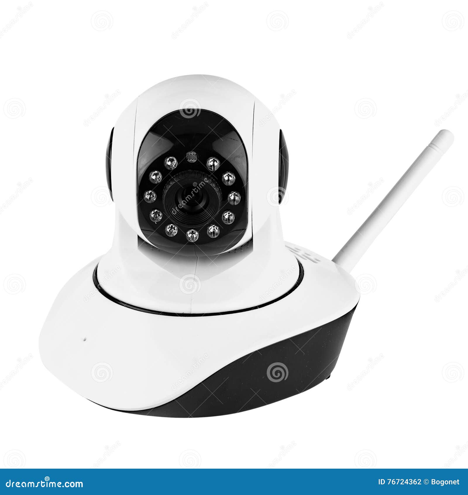 IP Wireless Web Camera with Infrared LED Stock Photo - Image of ...