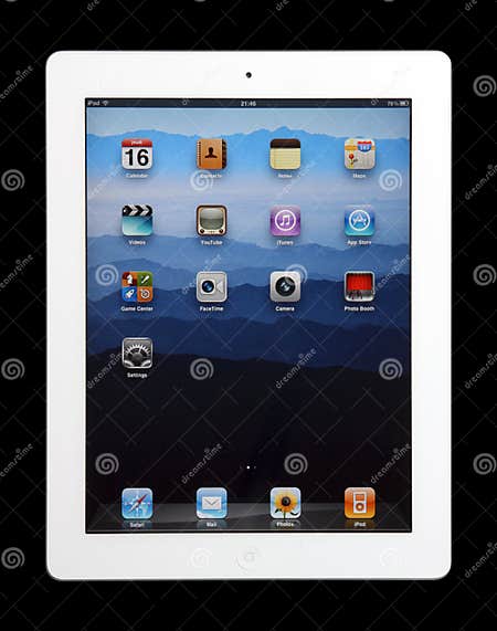 IPad 2 editorial stock photo. Image of background, graphic - 19951618