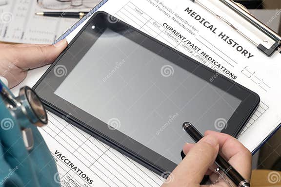 Ipad Chart stock image. Image of ipad, work, healthcare - 41103425