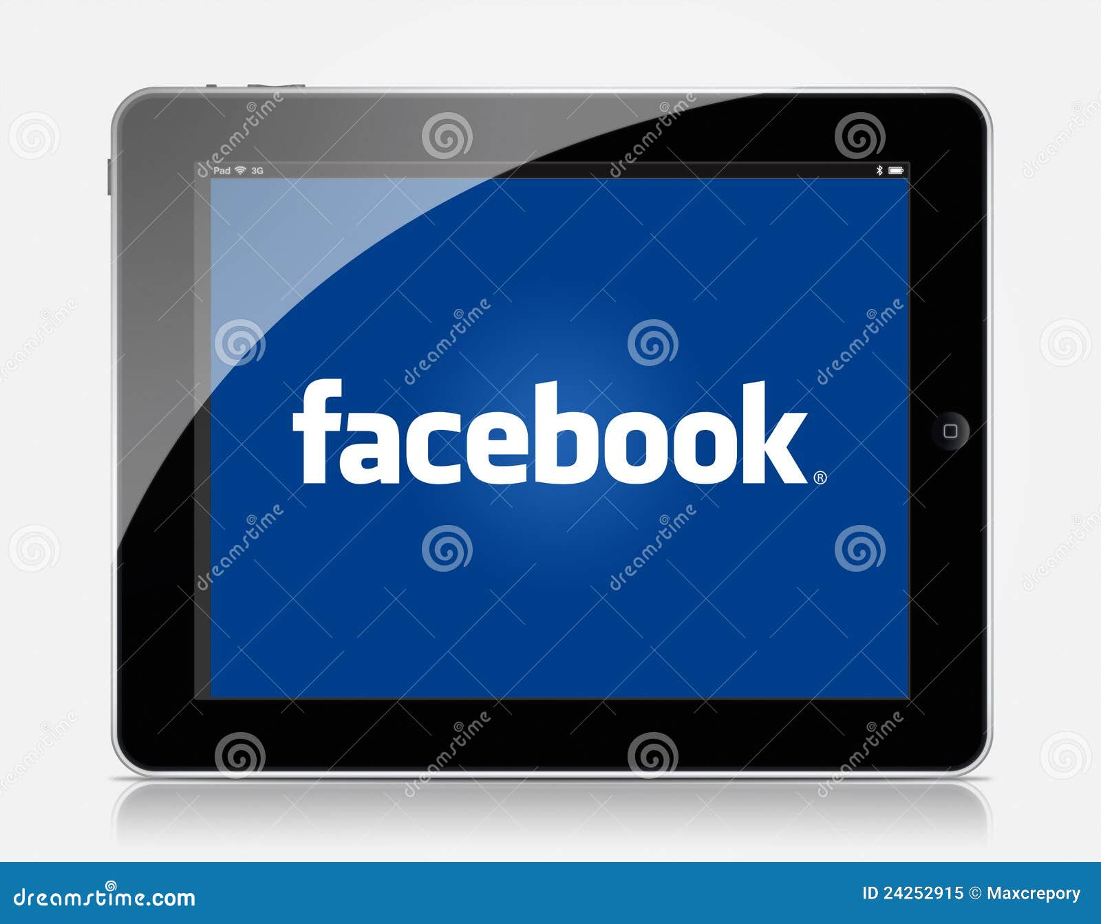 Ipad facebook editorial image. Image of crystal, application - 24252915